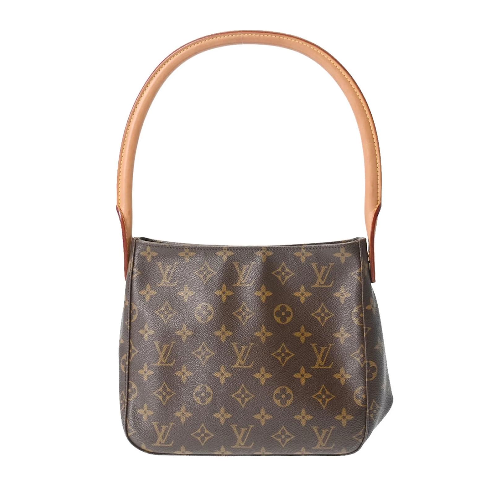 Louis Vuitton Looping MM Brown Cloth ref.1143977 - Joli Closet