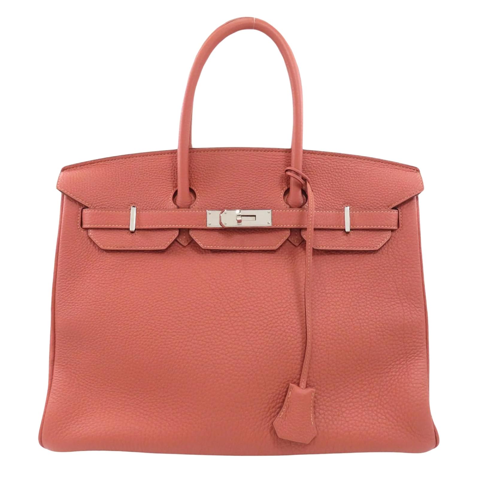 Hermès Birkin 35 Pink Leather ref.1143987 - Joli Closet