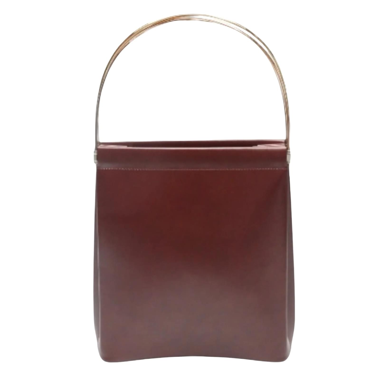 Cartier Trinity Dark red Leather ref.1144467 - Joli Closet