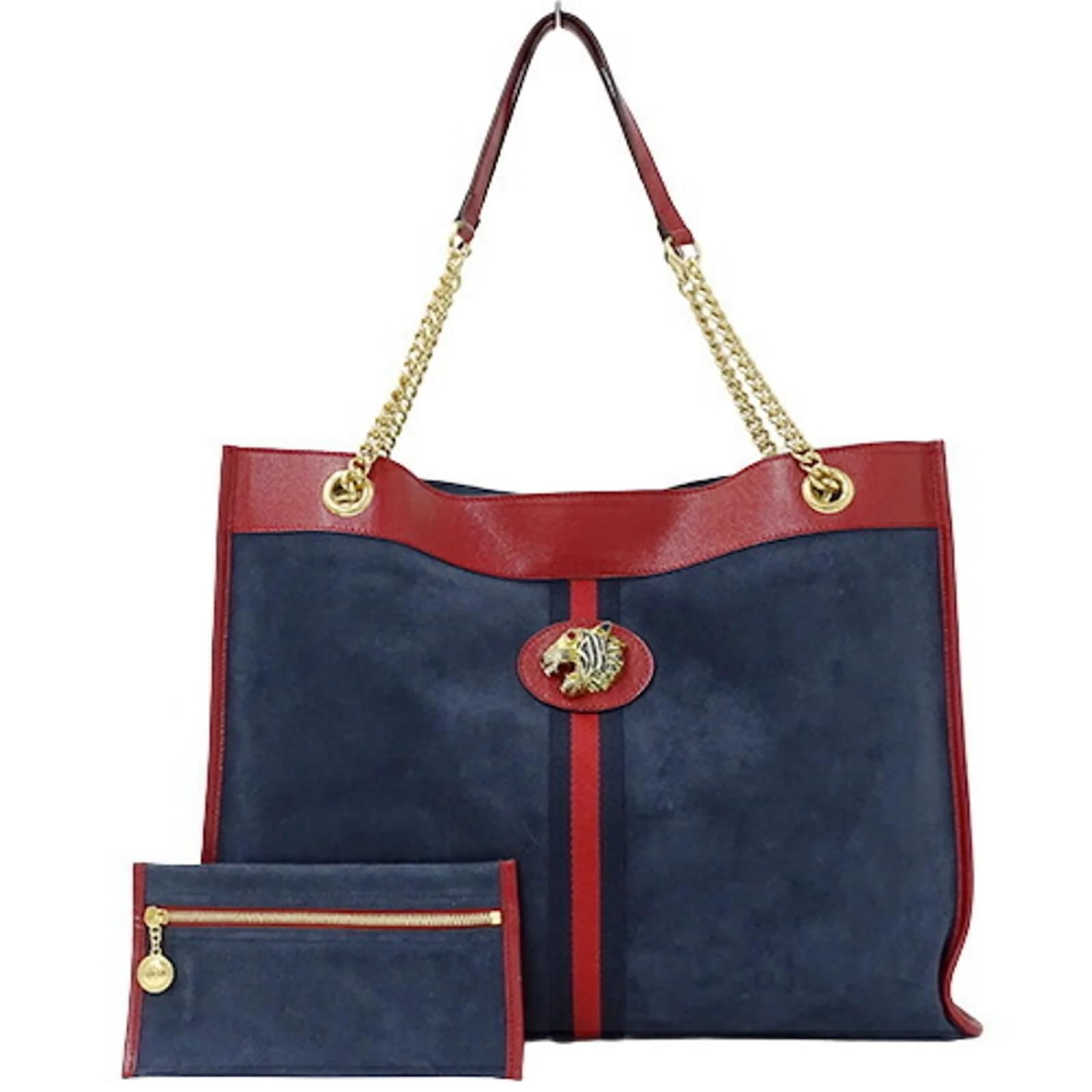 Gucci Rajah Navy blue Leather ref.1144877 - Joli Closet