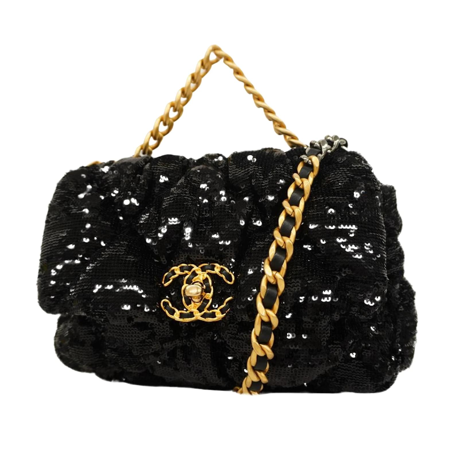 Chanel Logo CC Black Synthetic ref.1145226 - Joli Closet