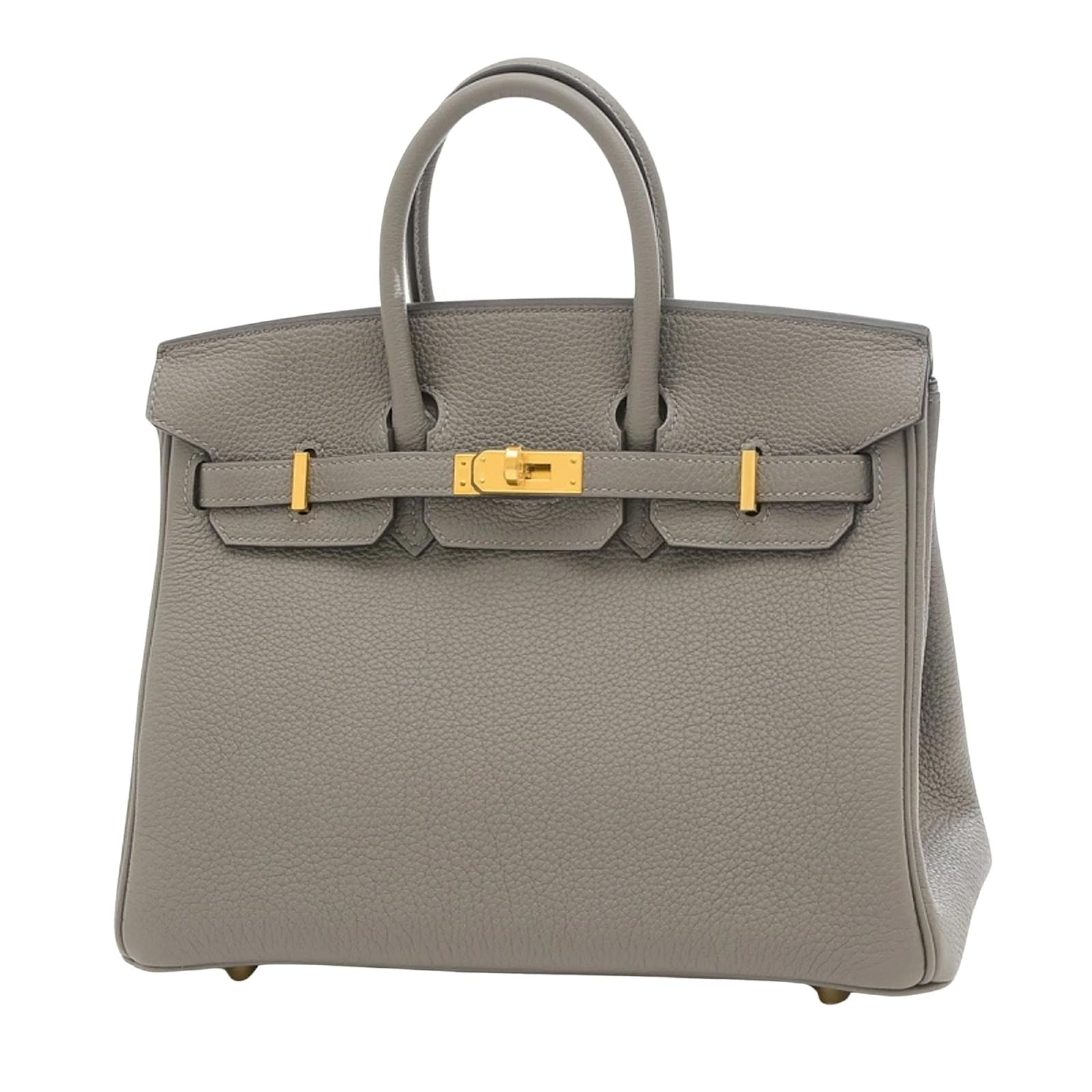 Hermès HERMES BIRKIN 25 Grey Leather ref.1149287 - Joli Closet