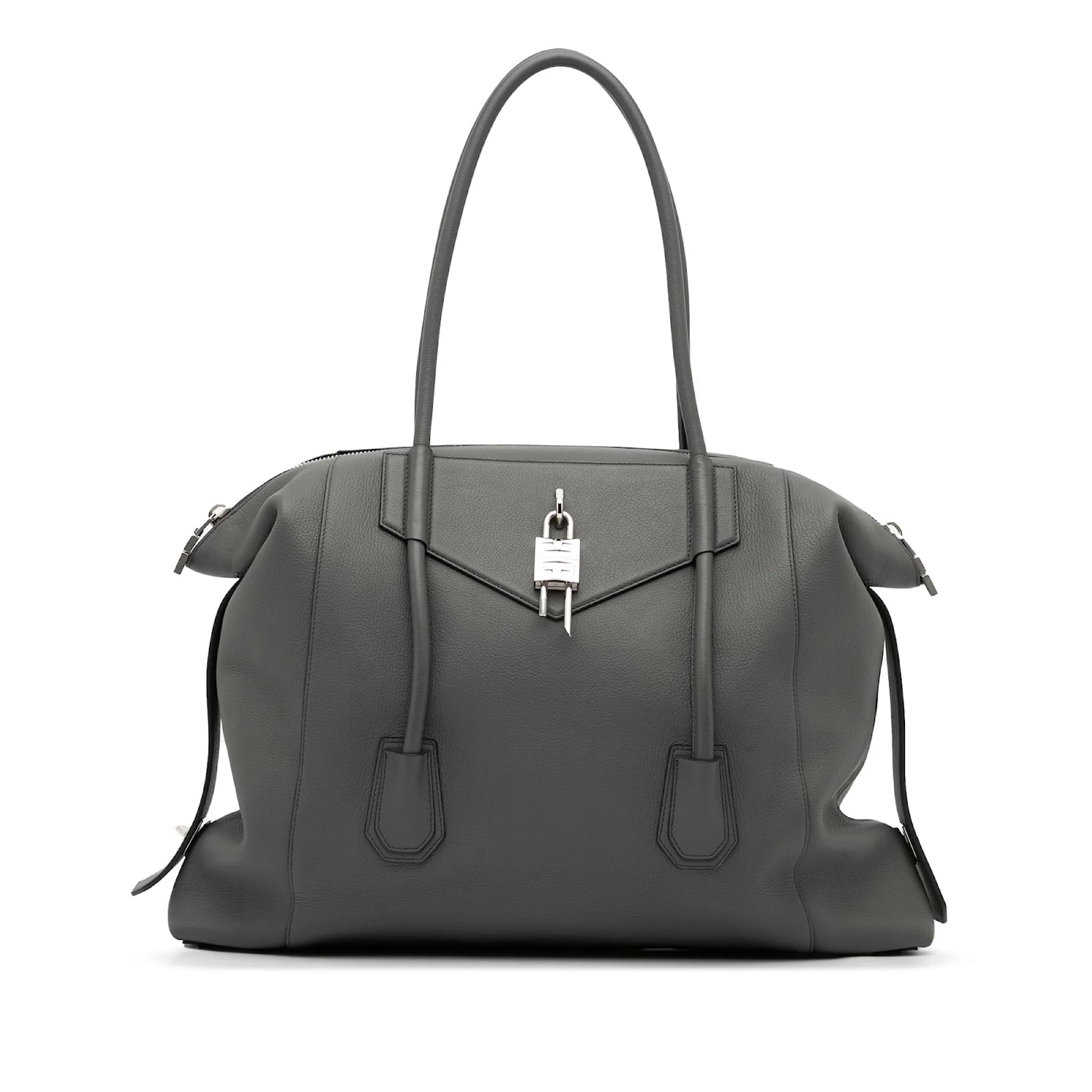 Gray Givenchy Large Antigona Lock Soft Tote Bag Leather ref.1150321 ...
