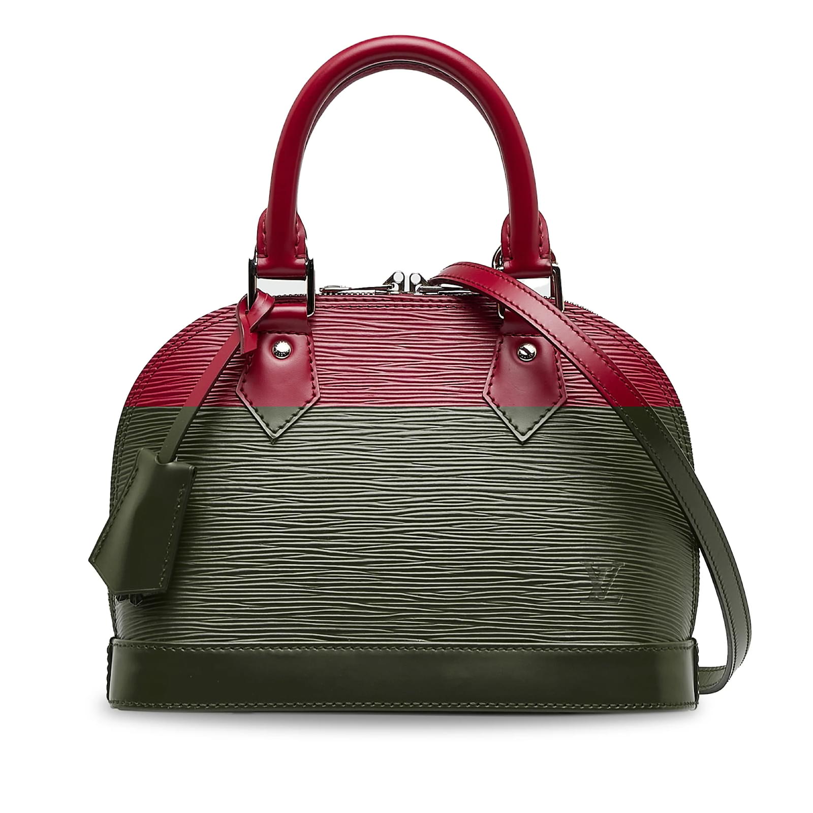 Red Louis Vuitton Epi Alma BB Satchel Leather ref.1151141 - Joli Closet