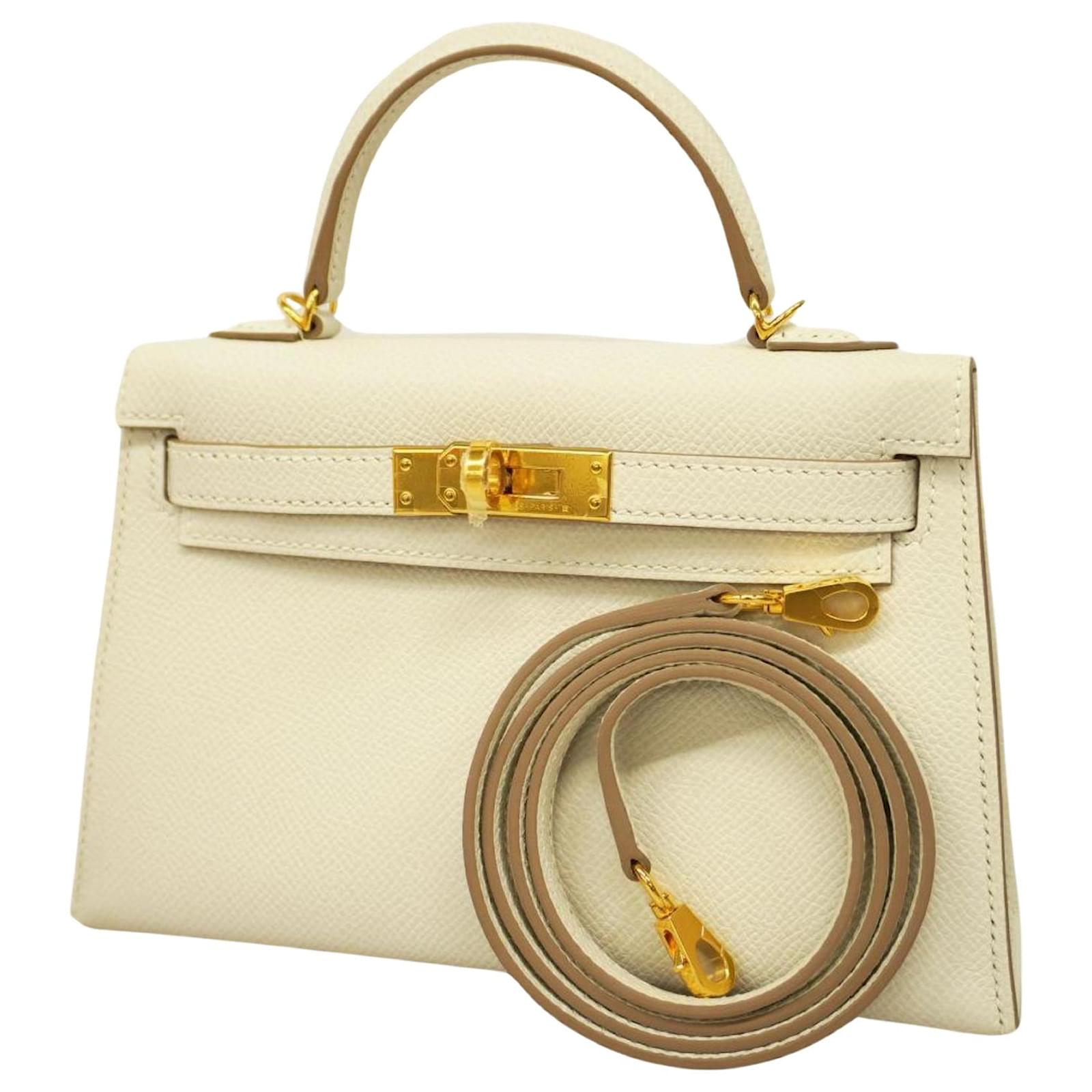 Hermès hermes kelly Cream Leather ref.1151395 - Joli Closet