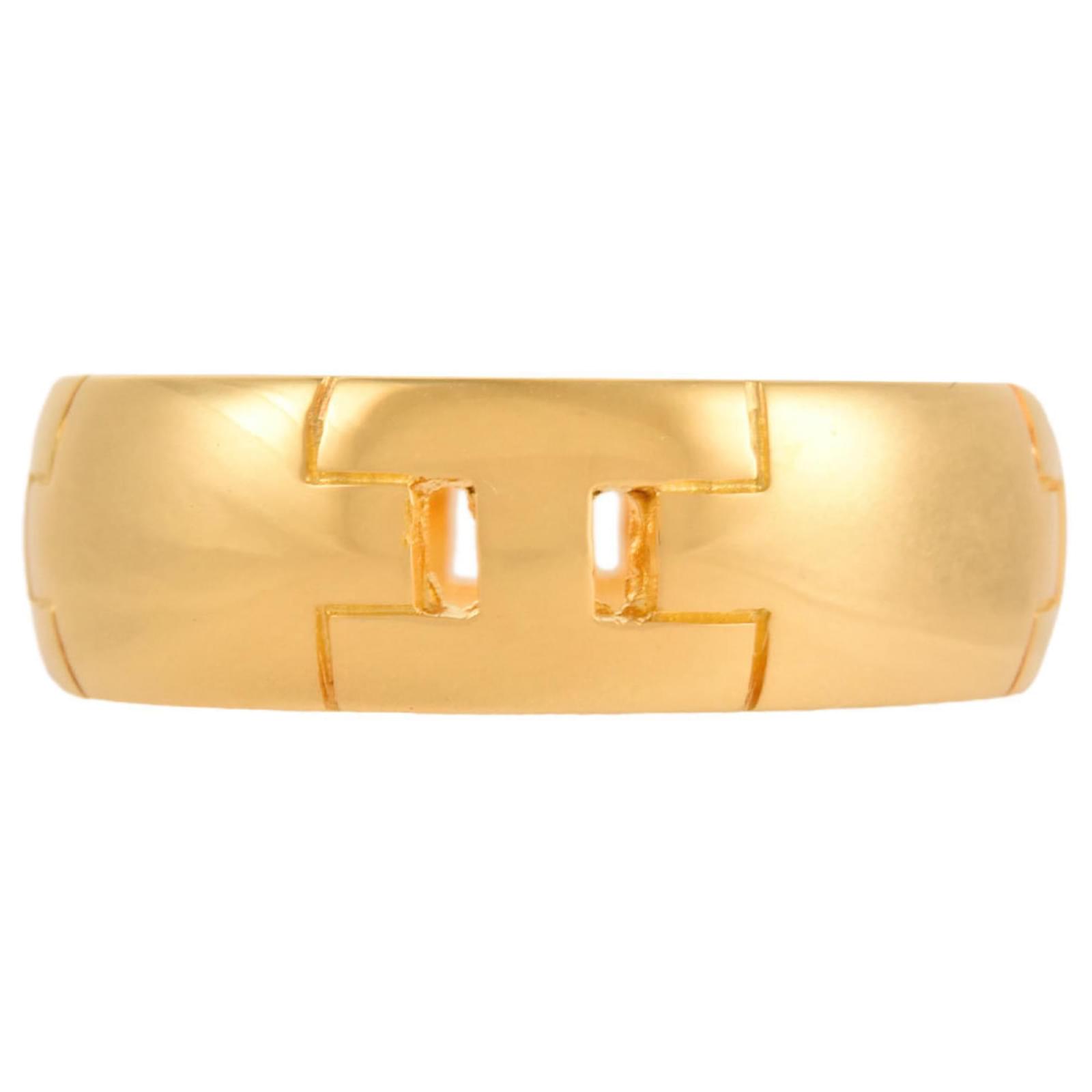 Ring Hermès Héraklès Golden Yellow gold ref.1152420 - Joli Closet