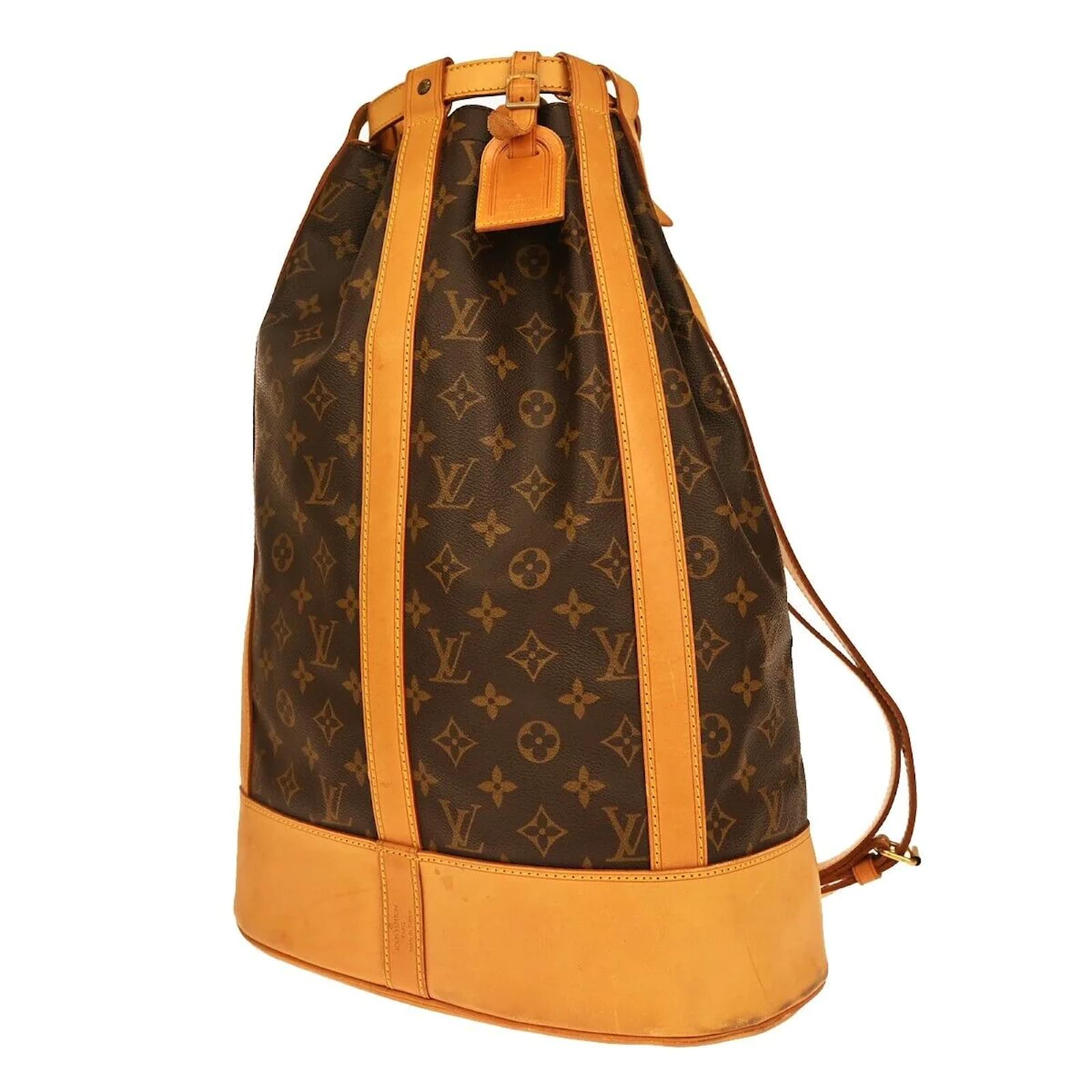 Louis Vuitton Randonnée Brown Cloth ref.1153335 - Joli Closet