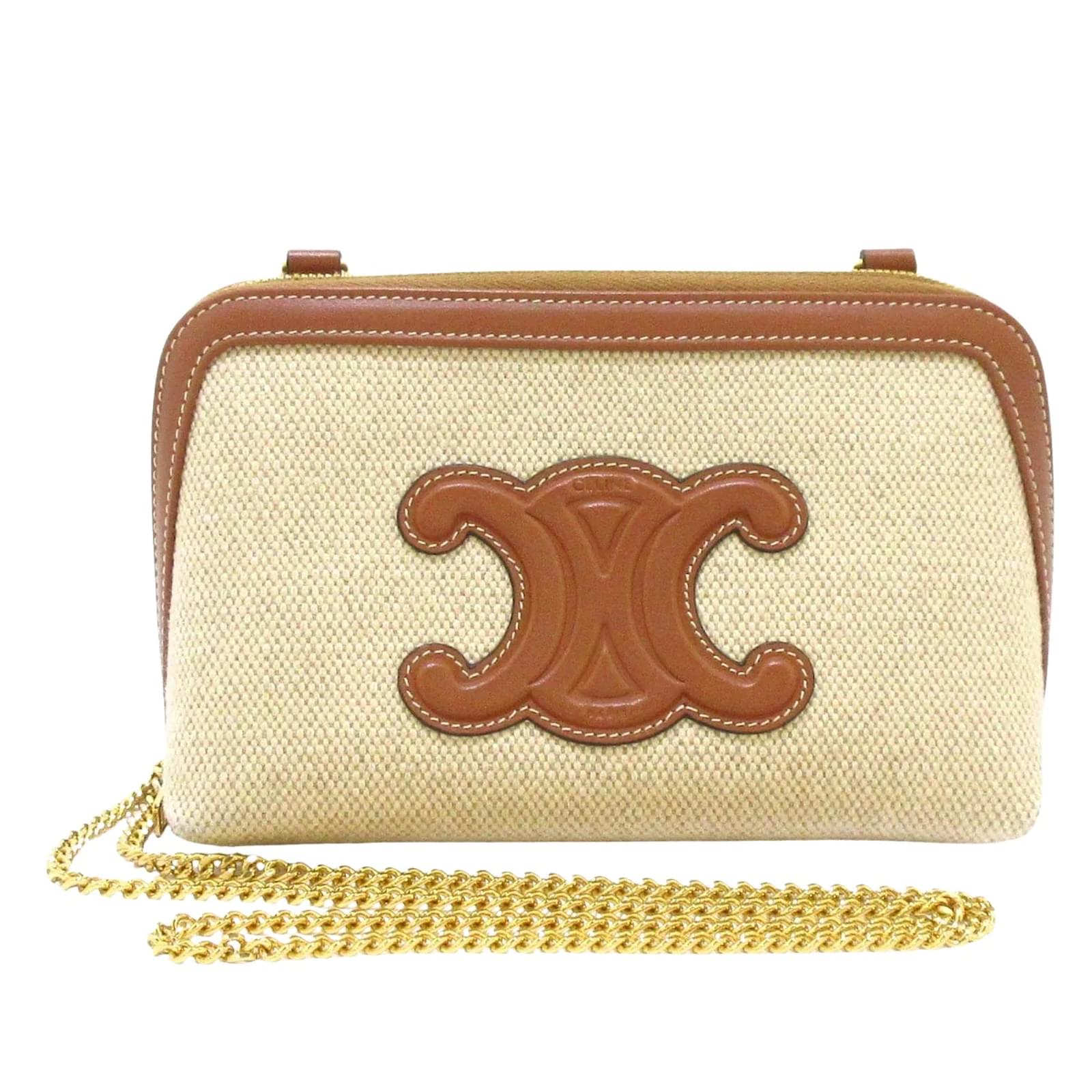 Céline Triomphe Beige Cloth ref.1153504 - Joli Closet
