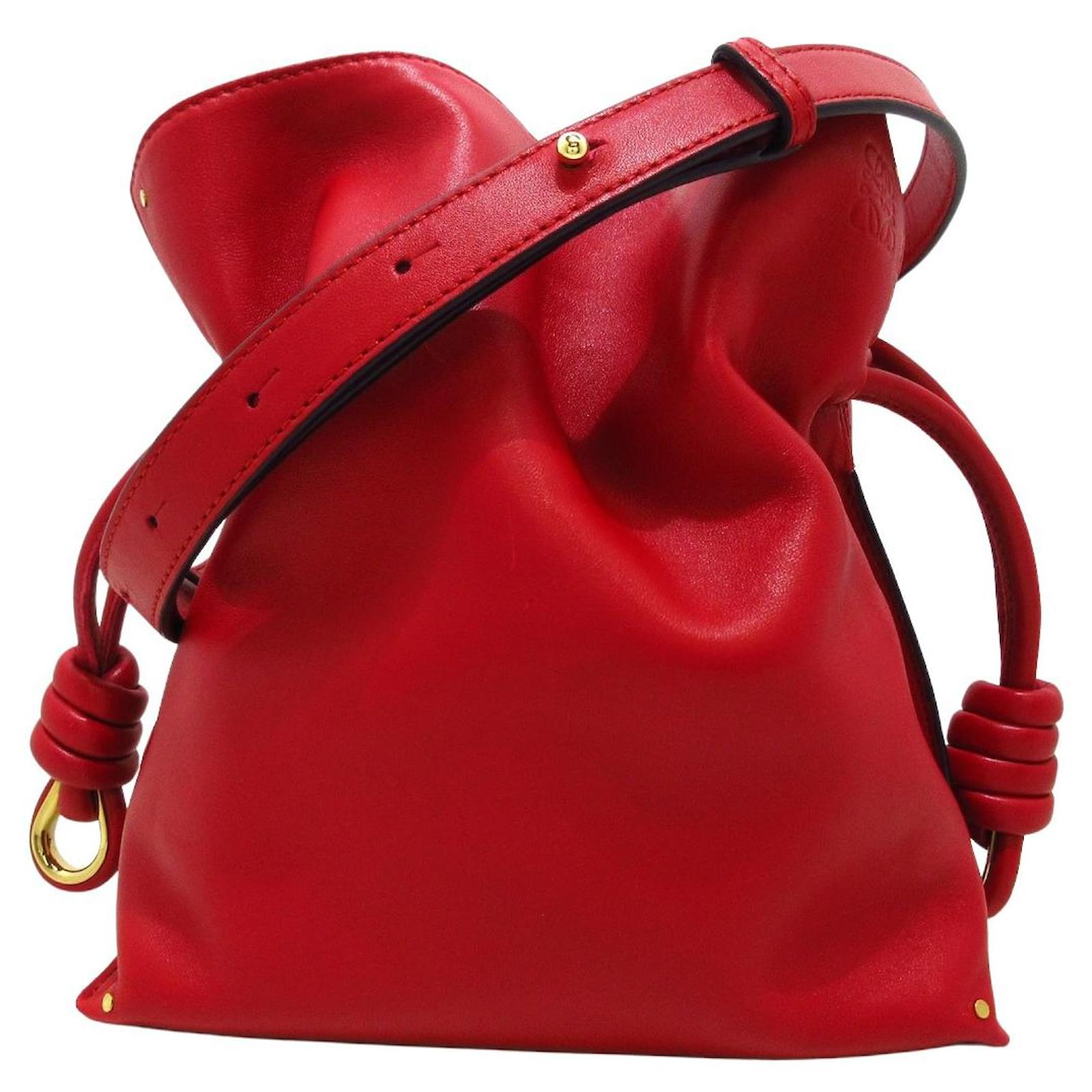 Loewe Flamenco Red Leather ref.1159365 - Joli Closet