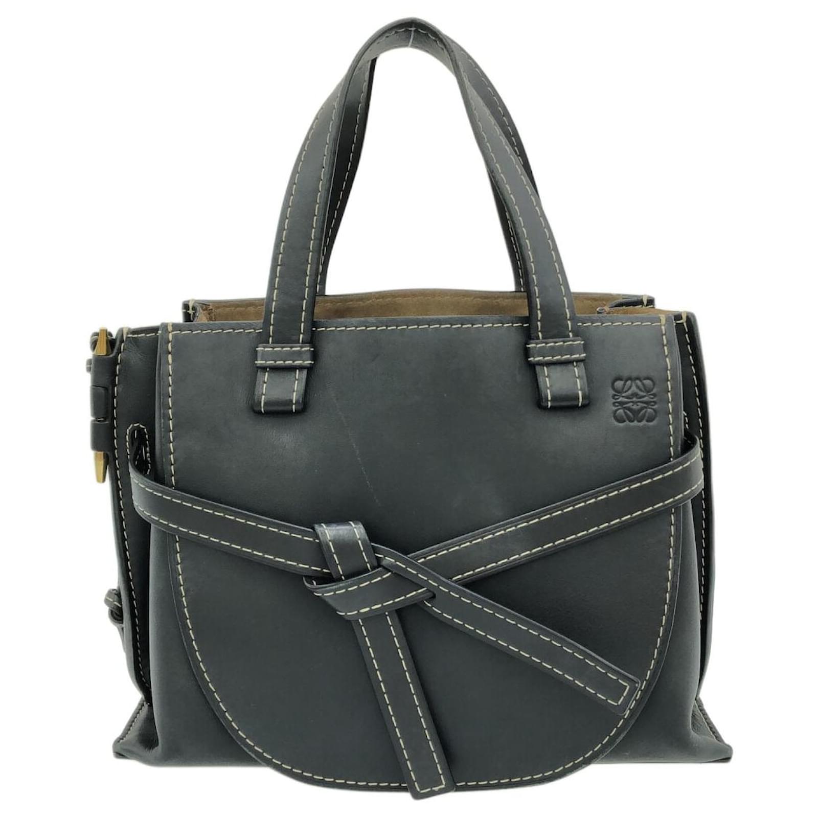 Loewe Gate Black Leather ref.1159519 - Joli Closet