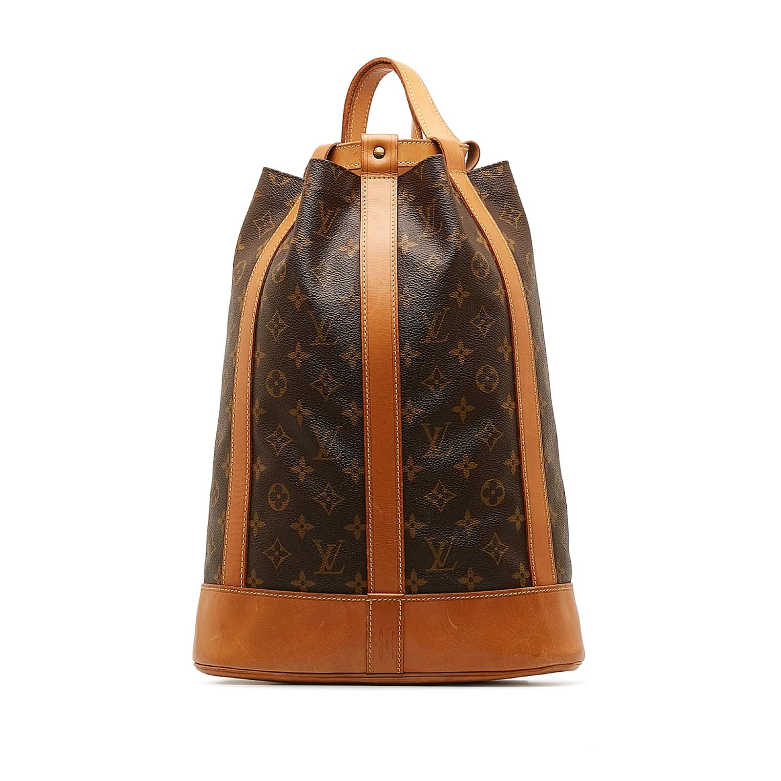 Brown Louis Vuitton Monogram Randonnee GM Backpack Leather ref.1160791 ...