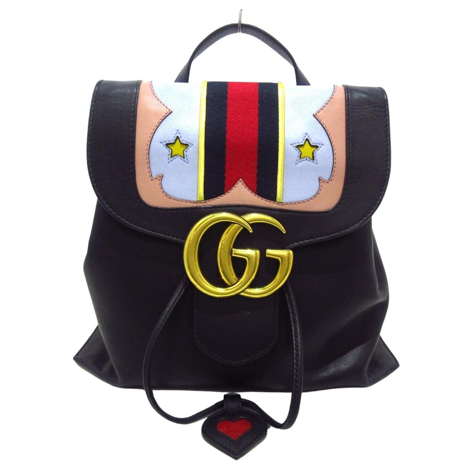 Gucci GG Marmont Navy blue Leather ref.1163769 - Joli Closet