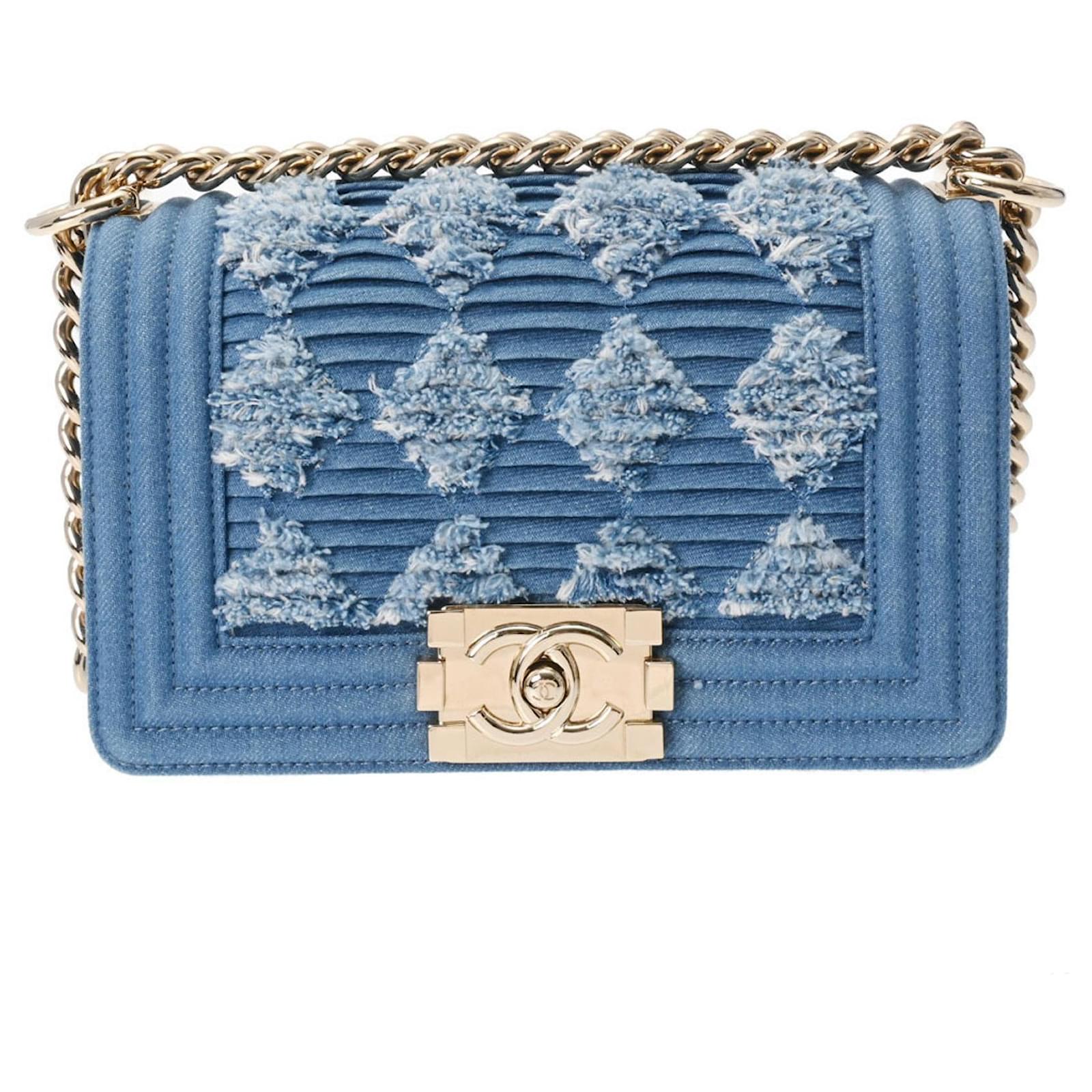 Chanel Boy Blue Denim ref.1164300 - Joli Closet