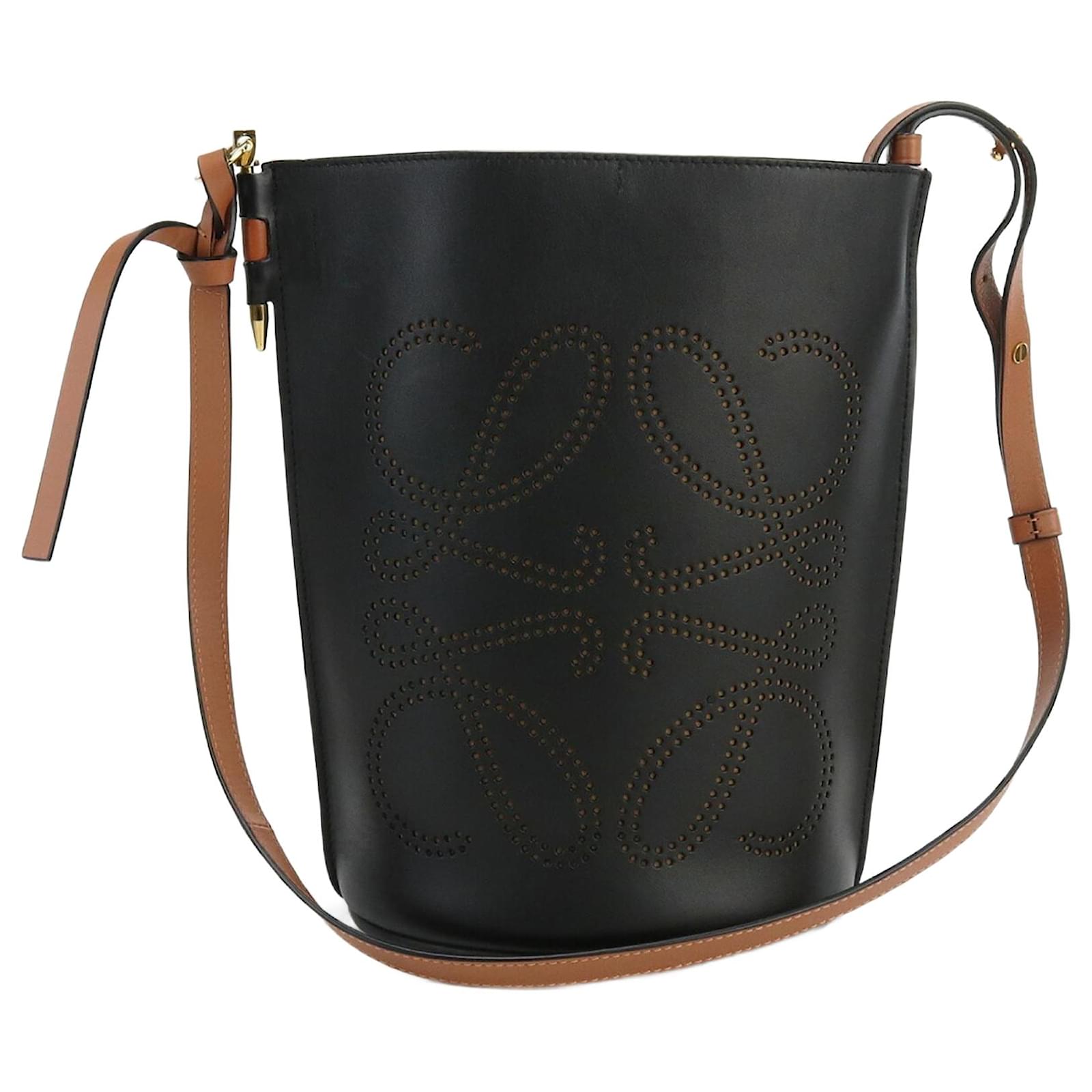 Loewe Gate Black Pony-style calfskin ref.1164575 - Joli Closet