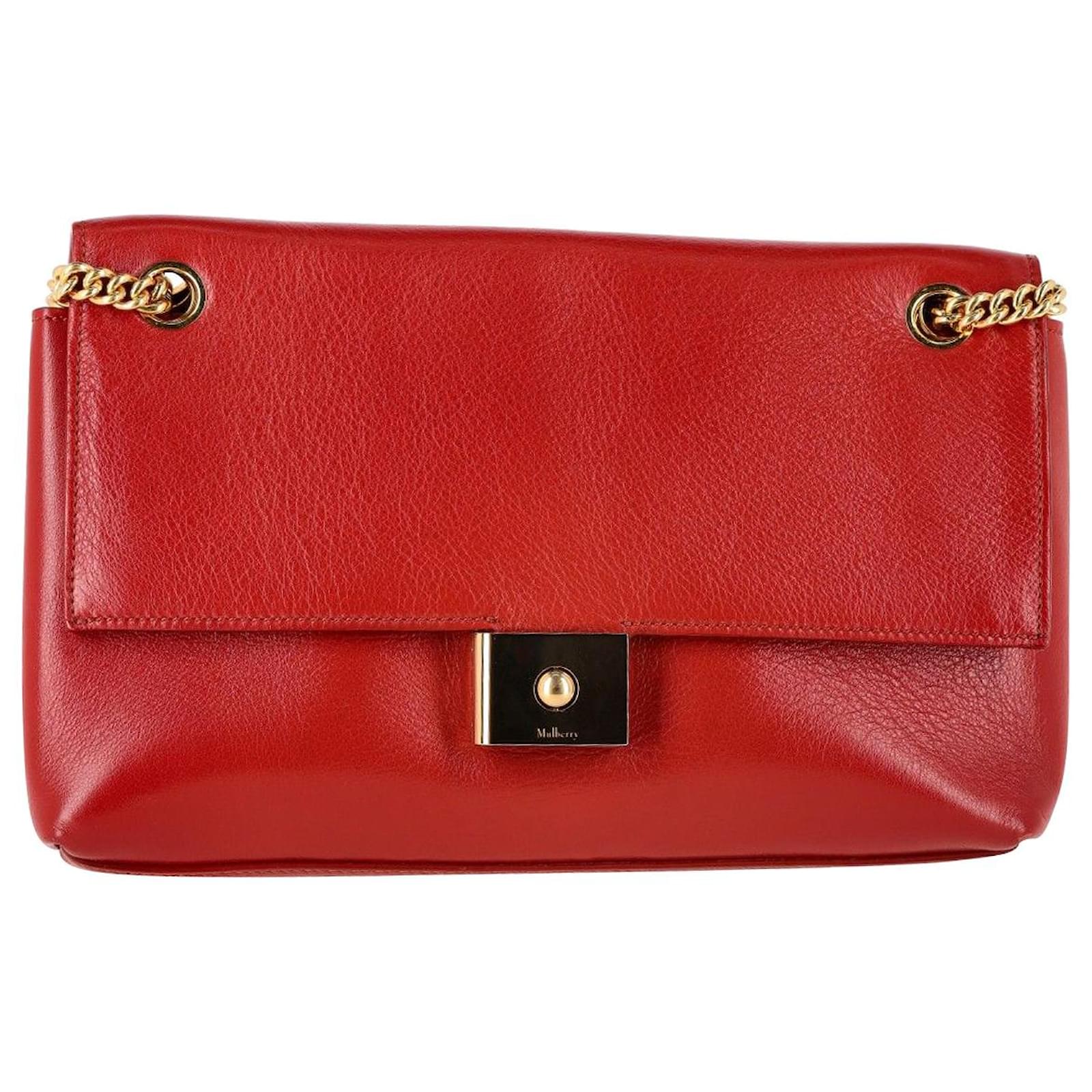 Mulberry Cheyne Shoulder Bag in Red Leather ref.1165555 - Joli Closet