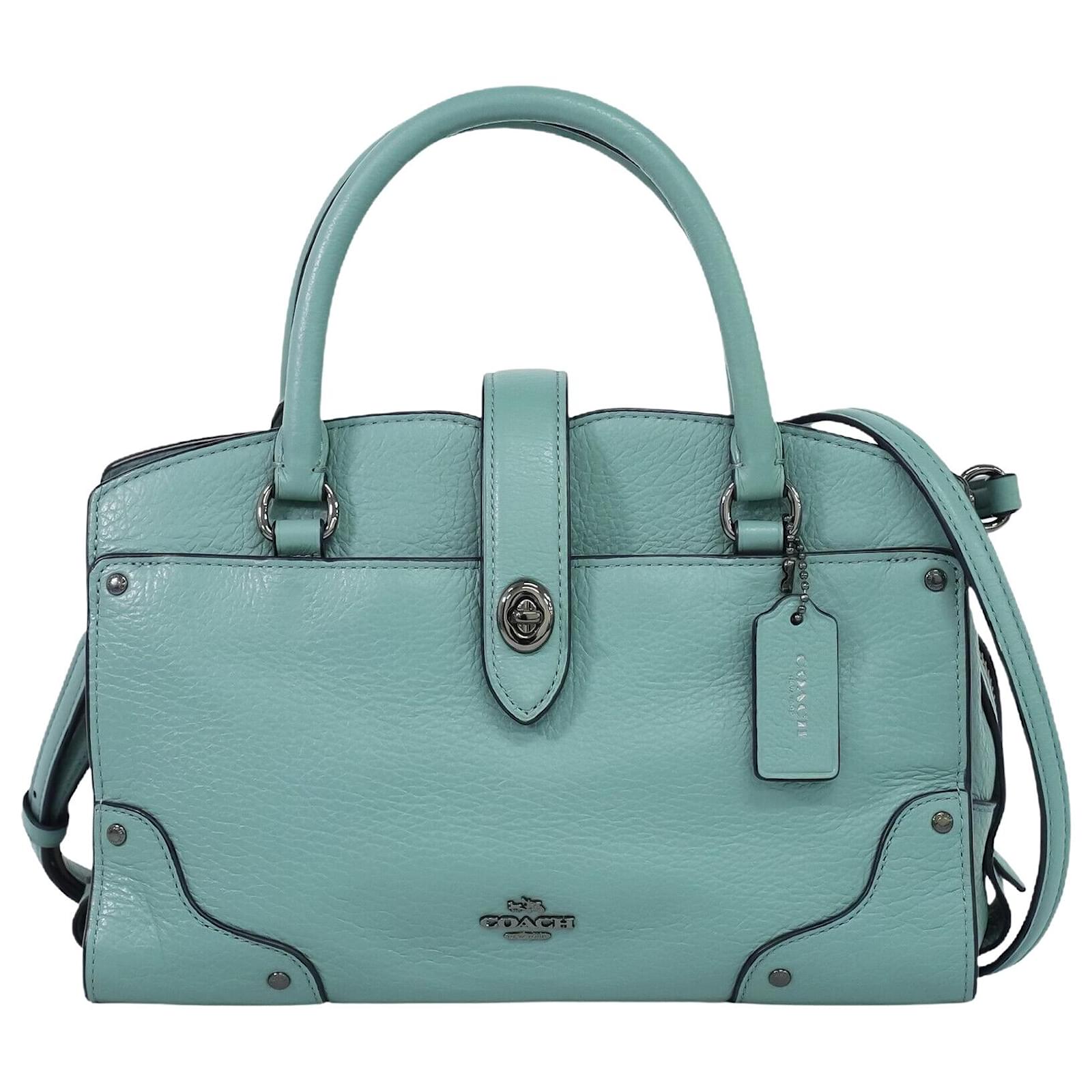 Coach Blue Leather ref.1166584 - Joli Closet