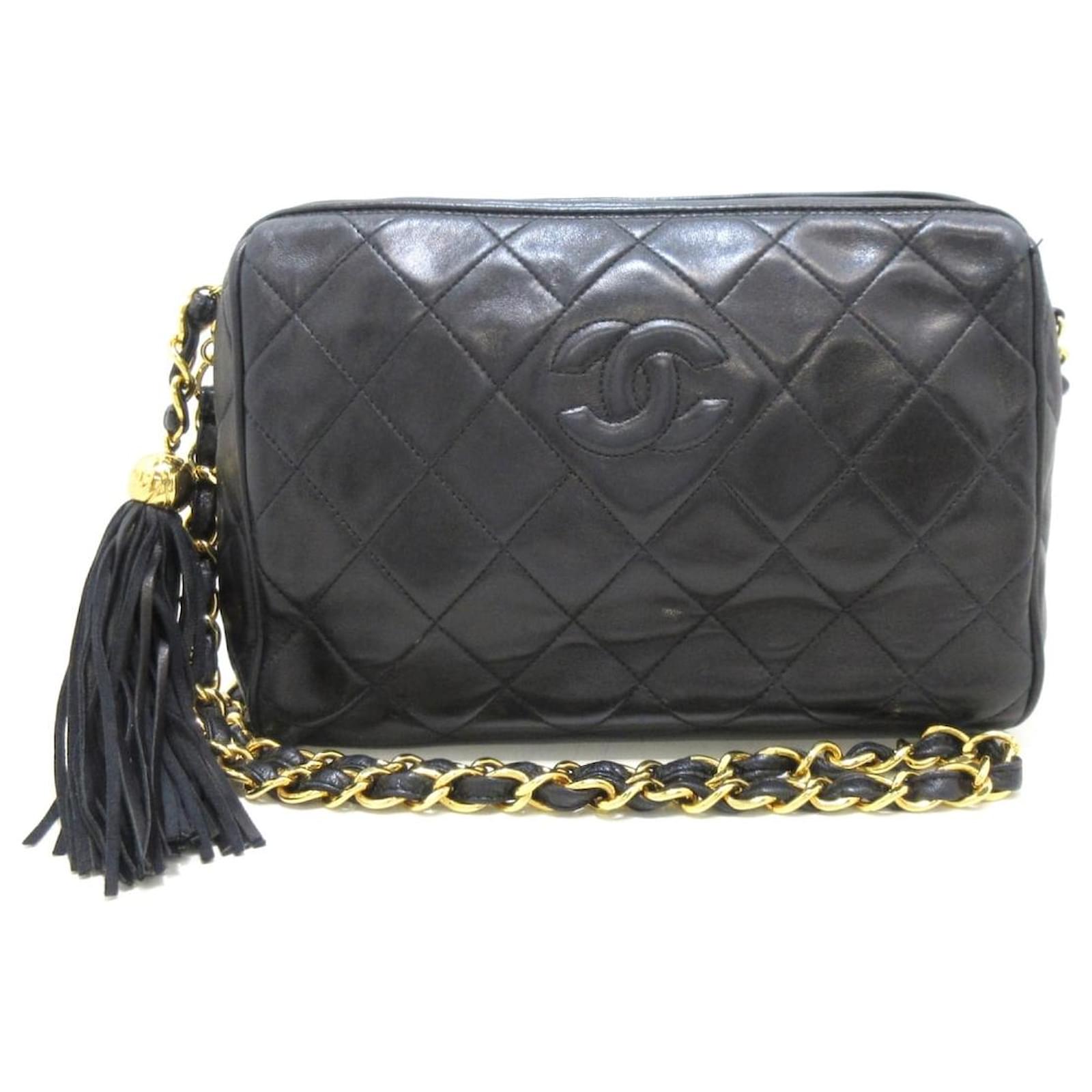 Chanel Matrasse Black Leather ref.1166938 - Joli Closet