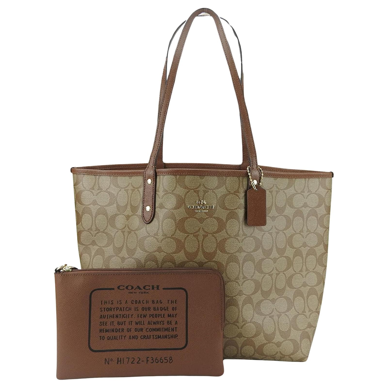 Coach Signature Brown Cloth ref.1177363 - Joli Closet