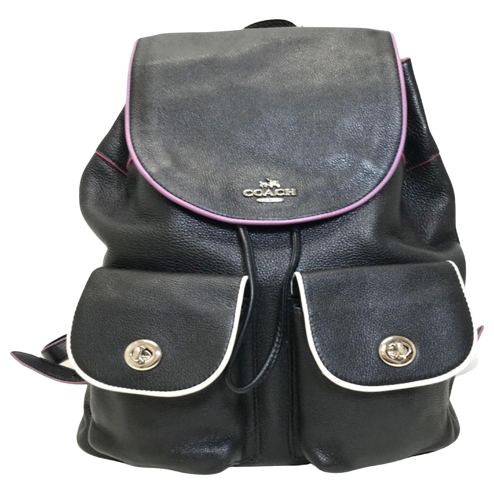 Coach Billy Black Leather ref.1178310 - Joli Closet