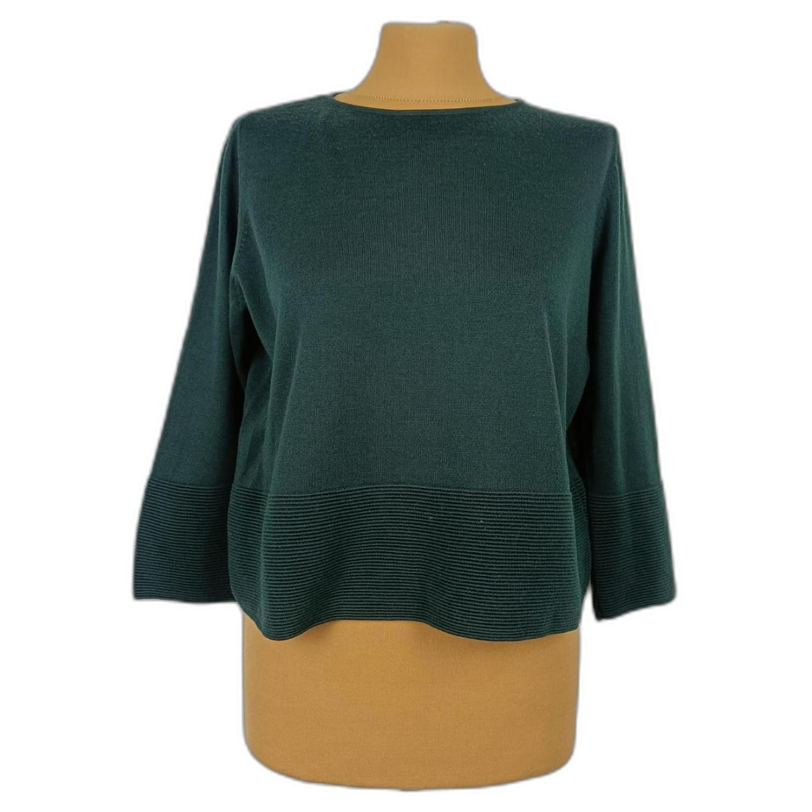 Cos Knitwear Green Wool ref.1180290 - Joli Closet