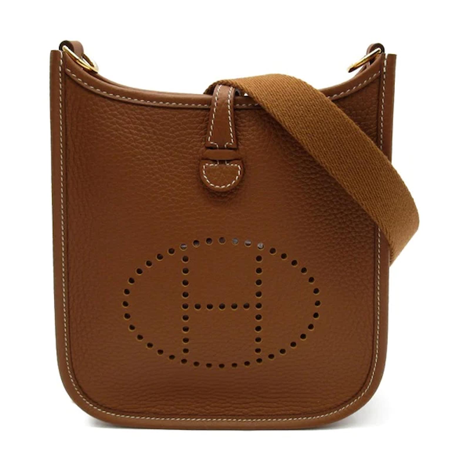 Hermès Clemence Evelyne 16 TPM Brown Leather ref.1181030 - Joli Closet