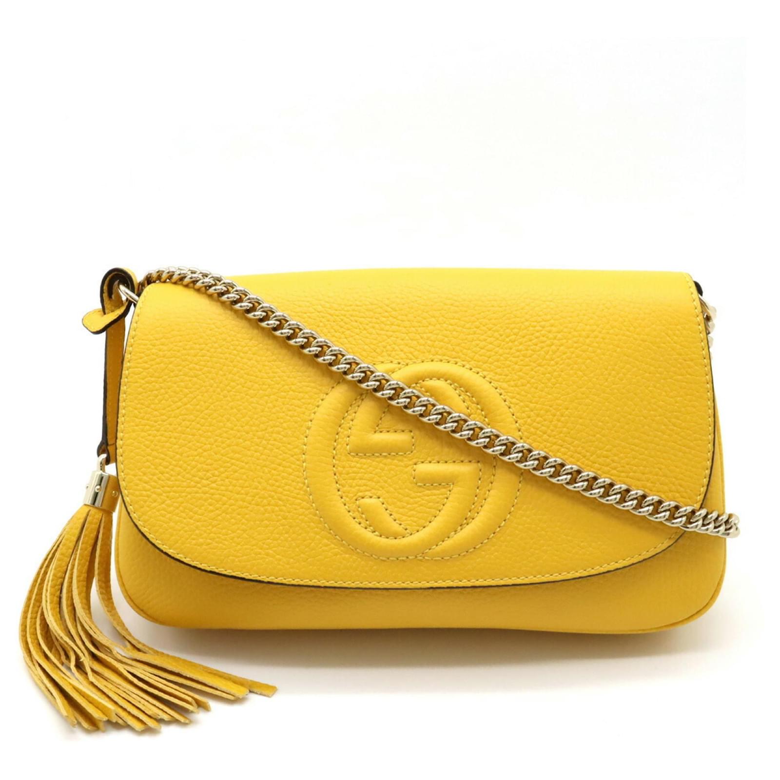 gucci Yellow Leather ref.1181343 - Joli Closet