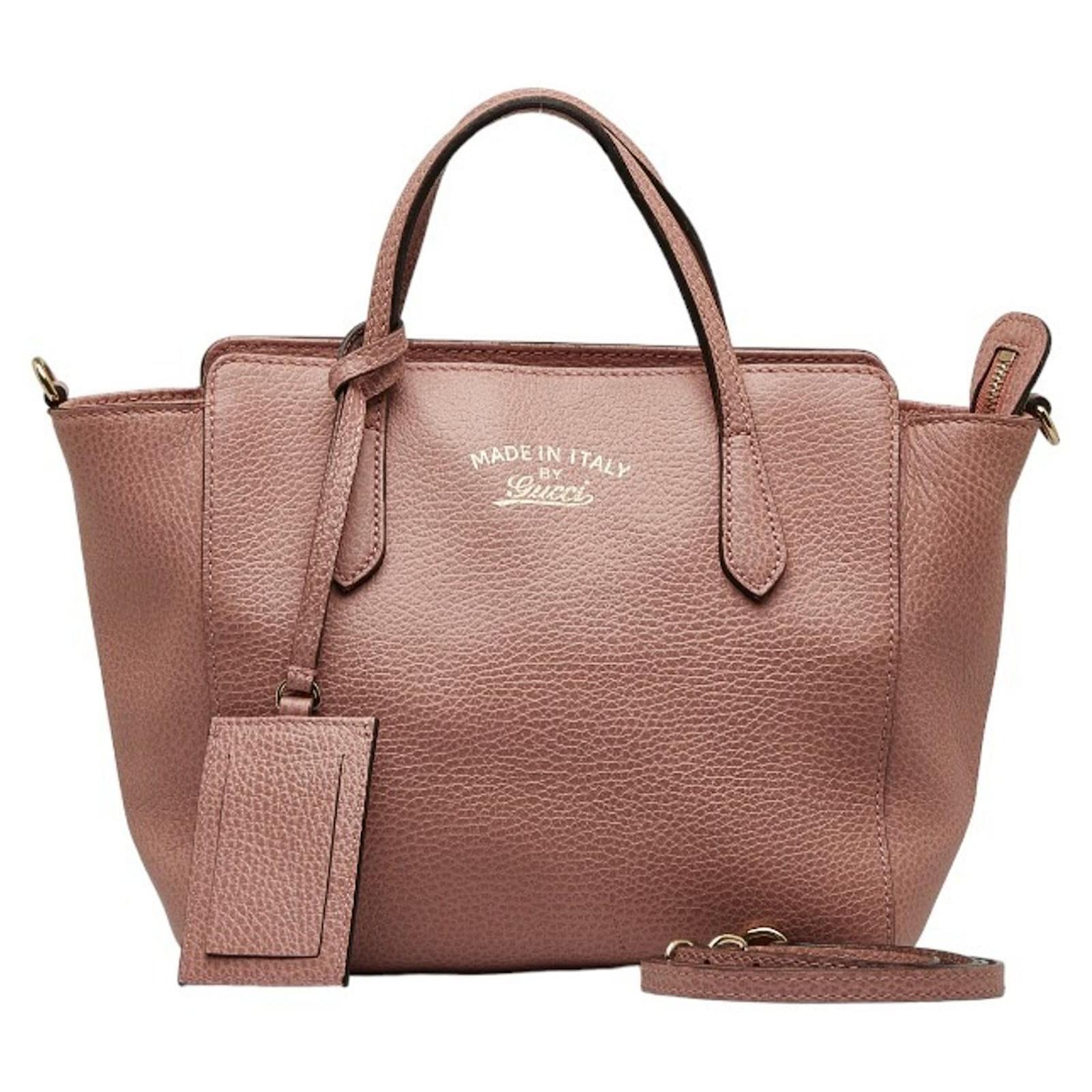 Gucci Swing Pink Leather ref.1183645 - Joli Closet