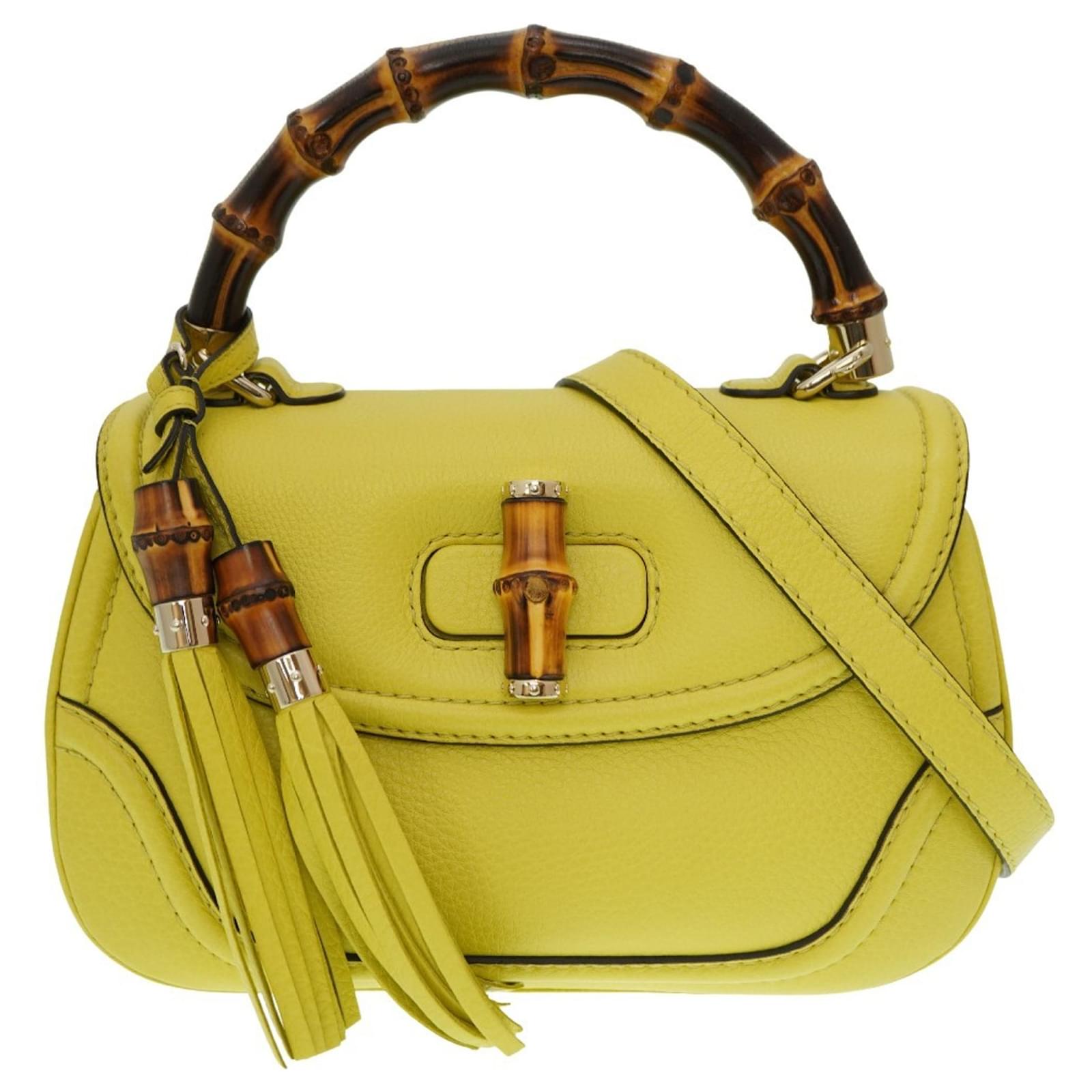 gucci Yellow Leather ref.1184781 - Joli Closet
