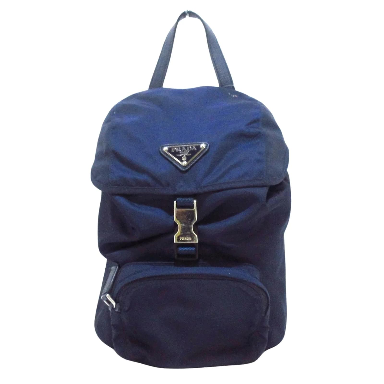 Prada Re-Nylon Navy blue Synthetic ref.1185228 - Joli Closet