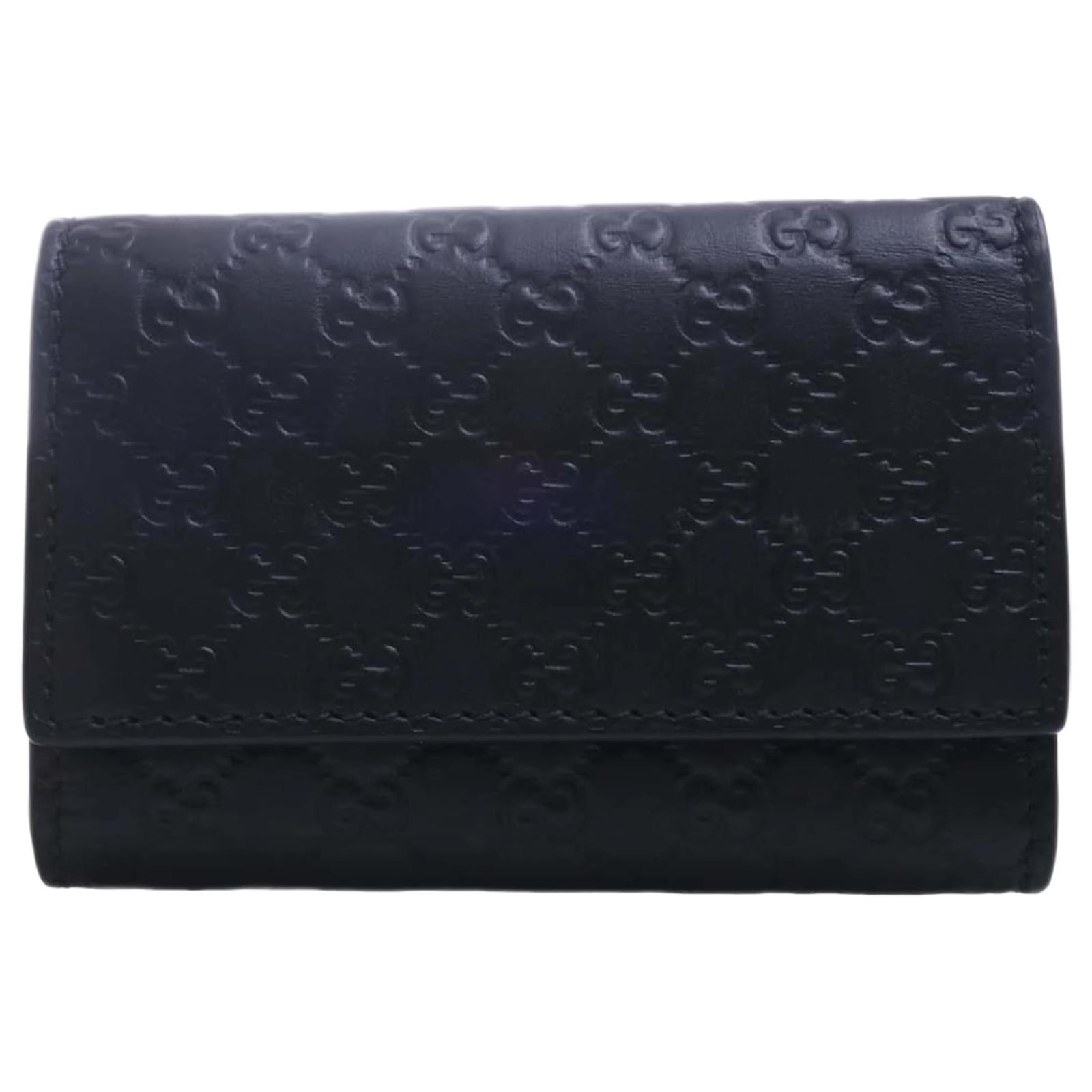 Gucci Key case Black Leather ref.1185325 - Joli Closet