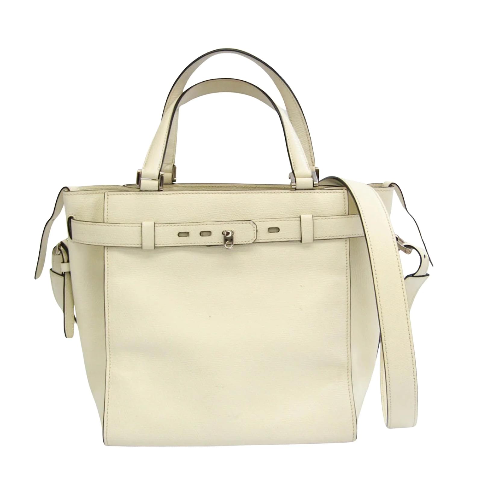 VALEXTRA White Leather ref.1185340 - Joli Closet