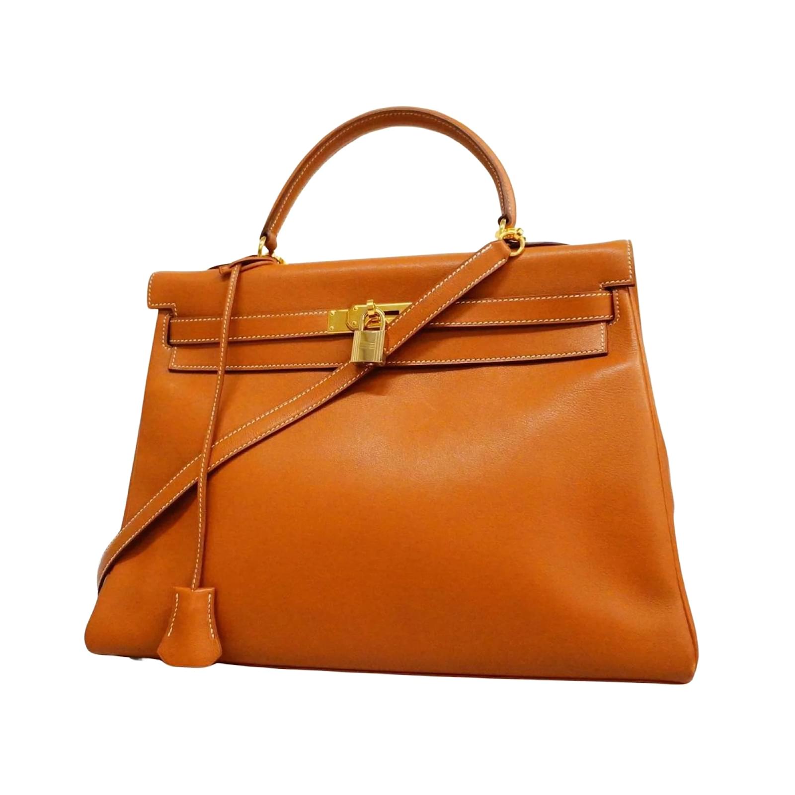 Hermès hermes kelly 35 Golden Leather ref.1186271 - Joli Closet