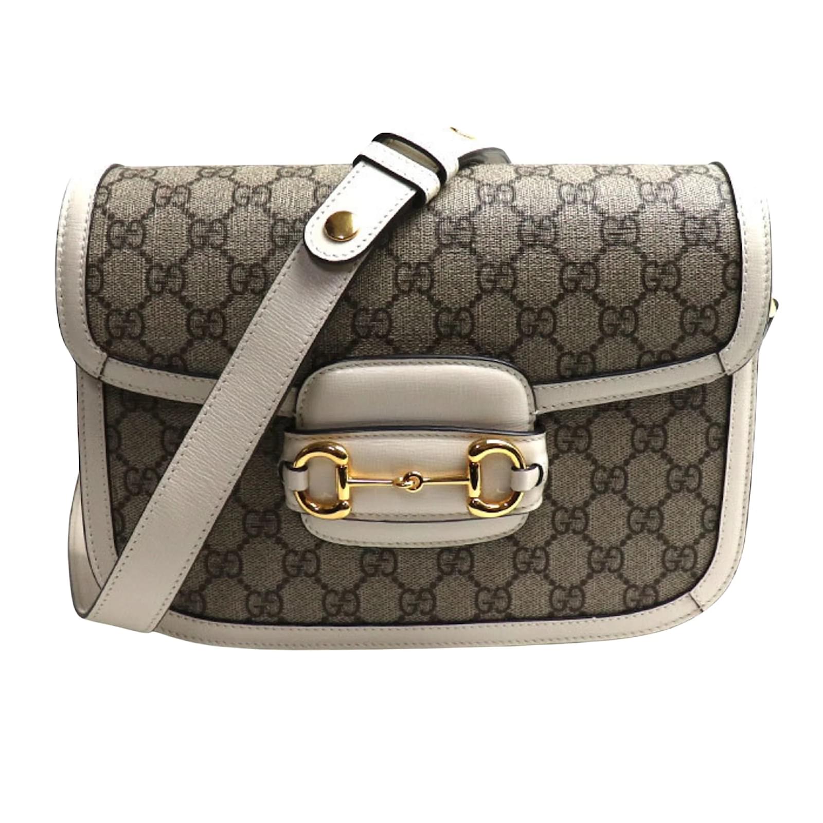 Gucci Horsebit Beige Cloth ref.1186722 - Joli Closet