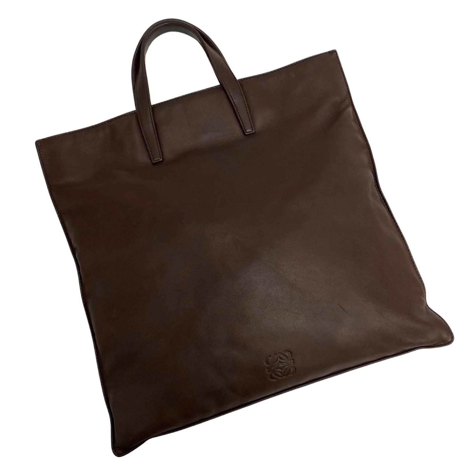 Loewe Cabas Brown Leather ref.1187142 - Joli Closet
