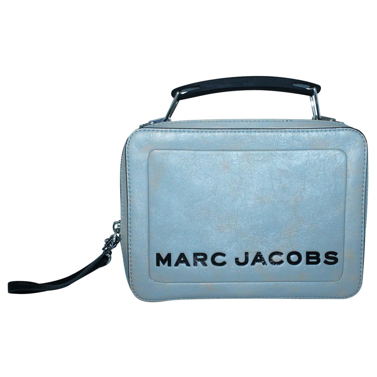 Marc Jacobs The Box Bag Griffin Grey Leather ref.1189665 - Joli Closet