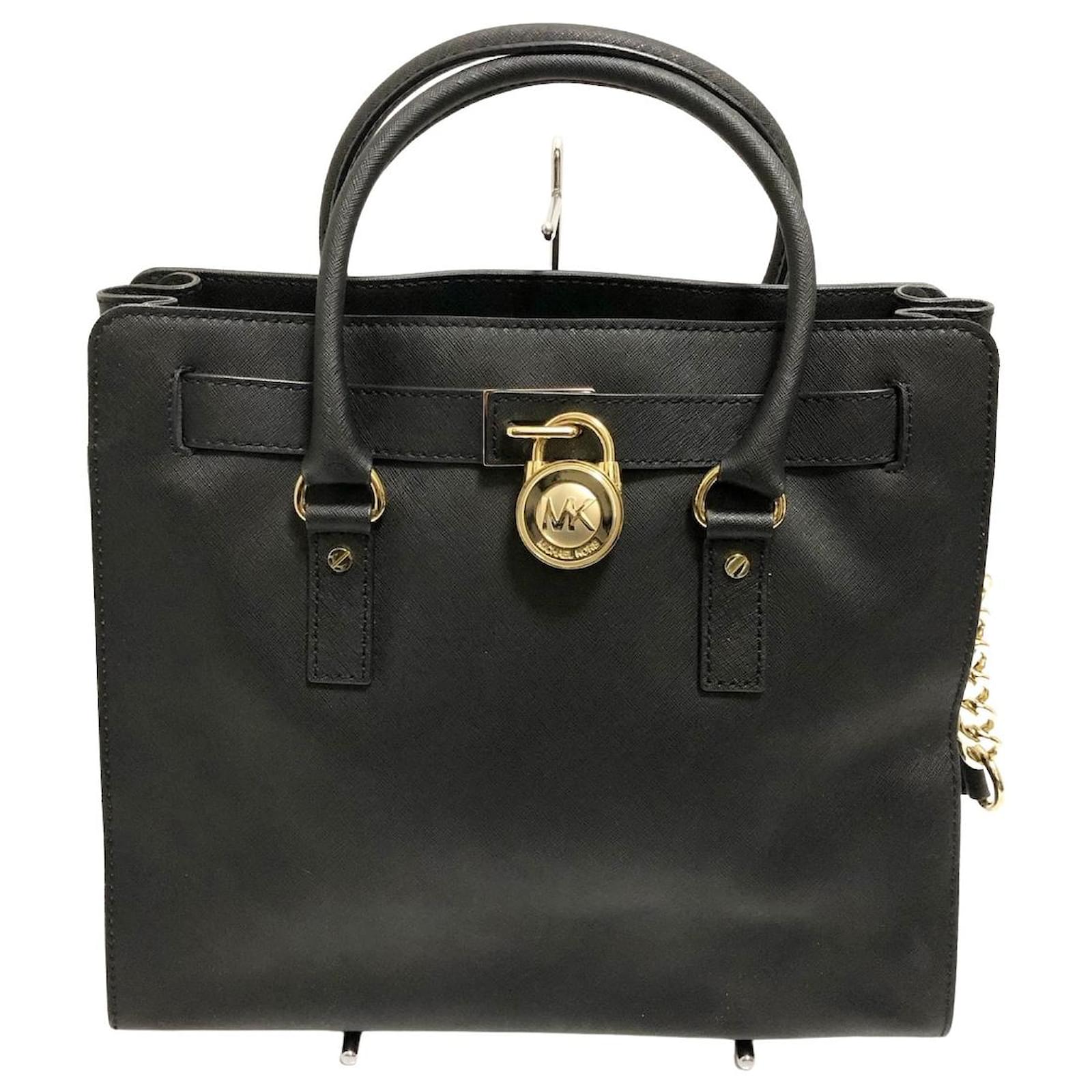 Michael Kors Hamilton Black Leather ref.1192543 - Joli Closet