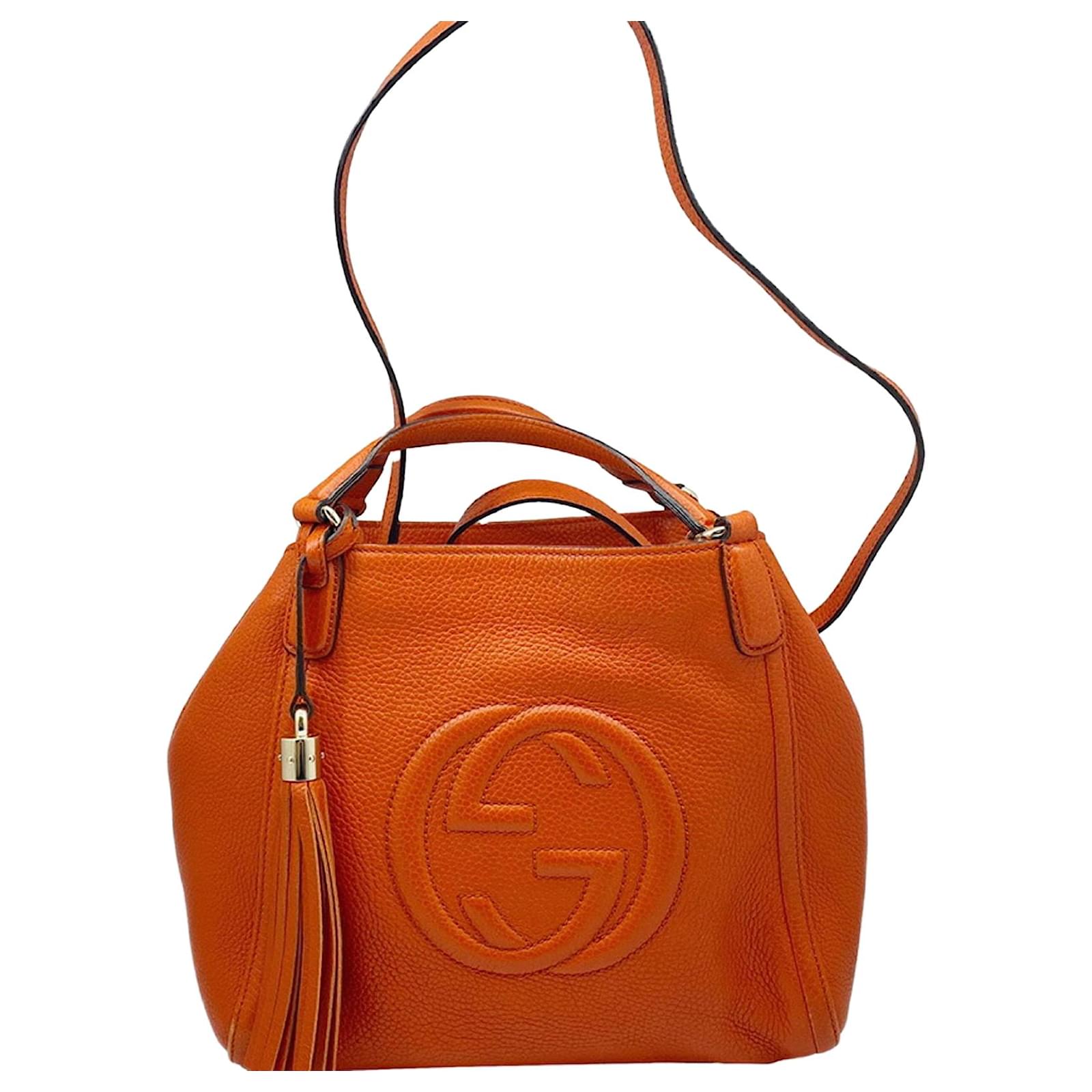 Gucci Soho Orange Leather ref.1193074 - Joli Closet