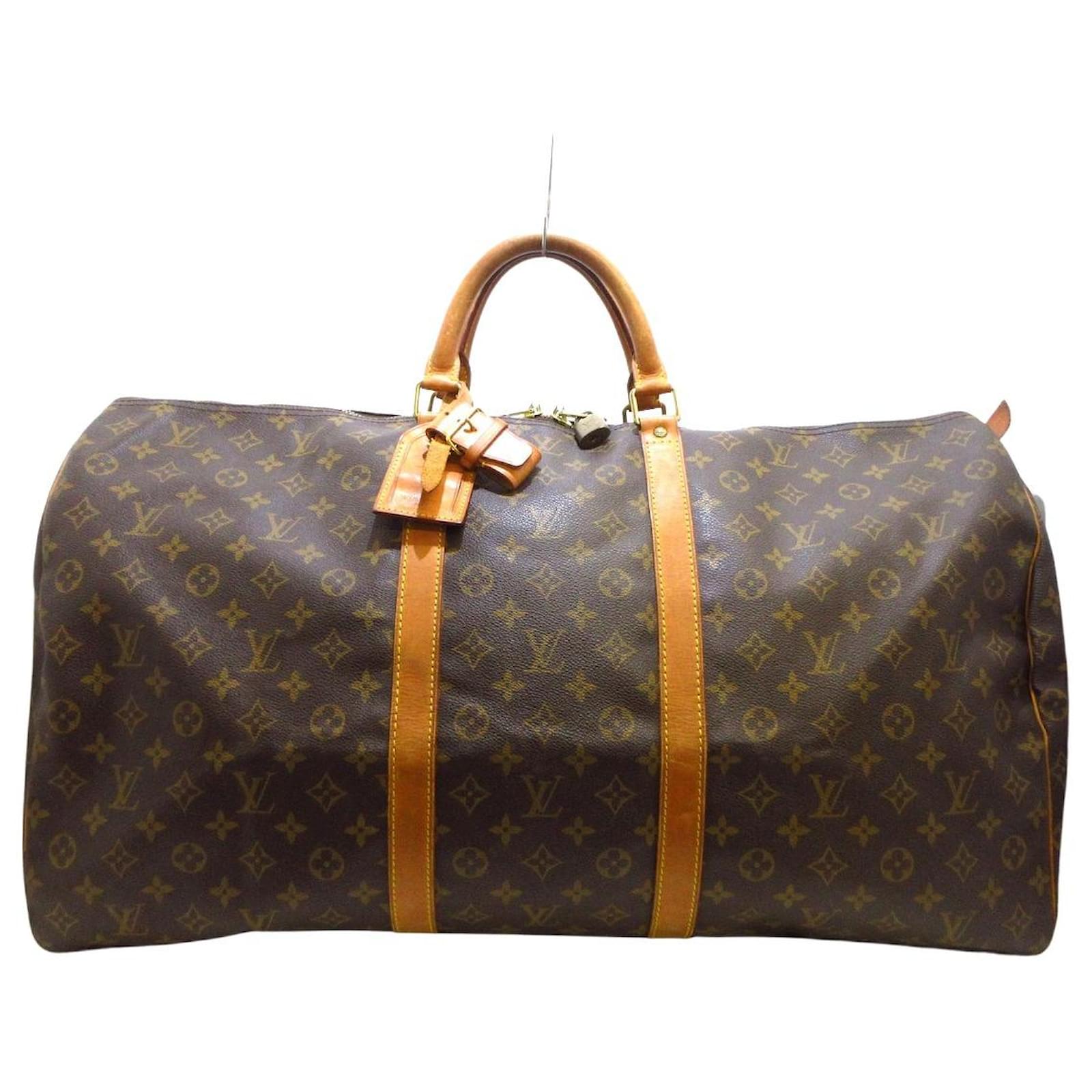 Louis Vuitton Keepall 60 Brown Cloth ref.1196221 - Joli Closet