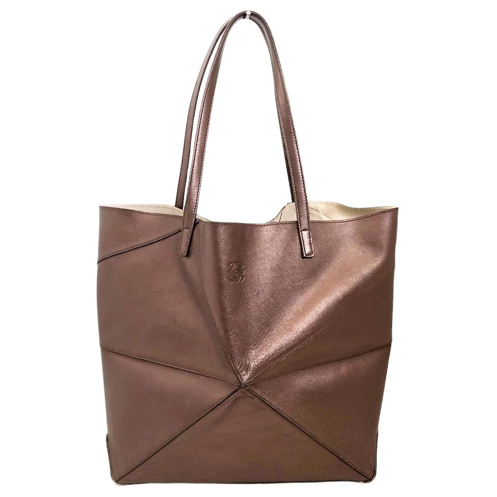 Loewe Origami Brown Leather ref.1196295 - Joli Closet