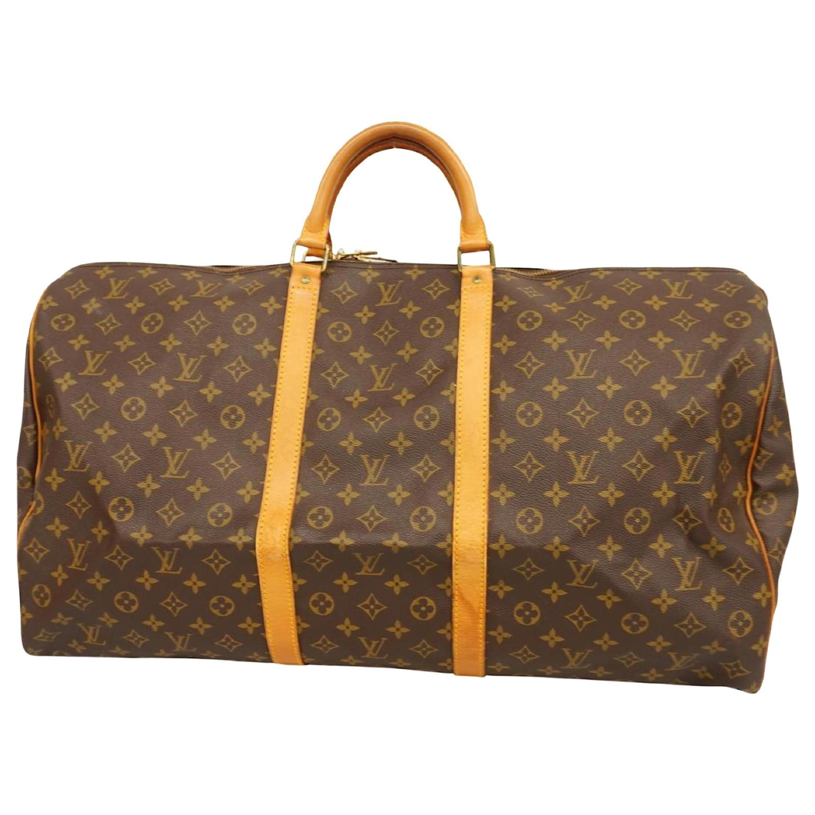 Louis Vuitton Keepall 60 Brown Cloth ref.1197228 - Joli Closet
