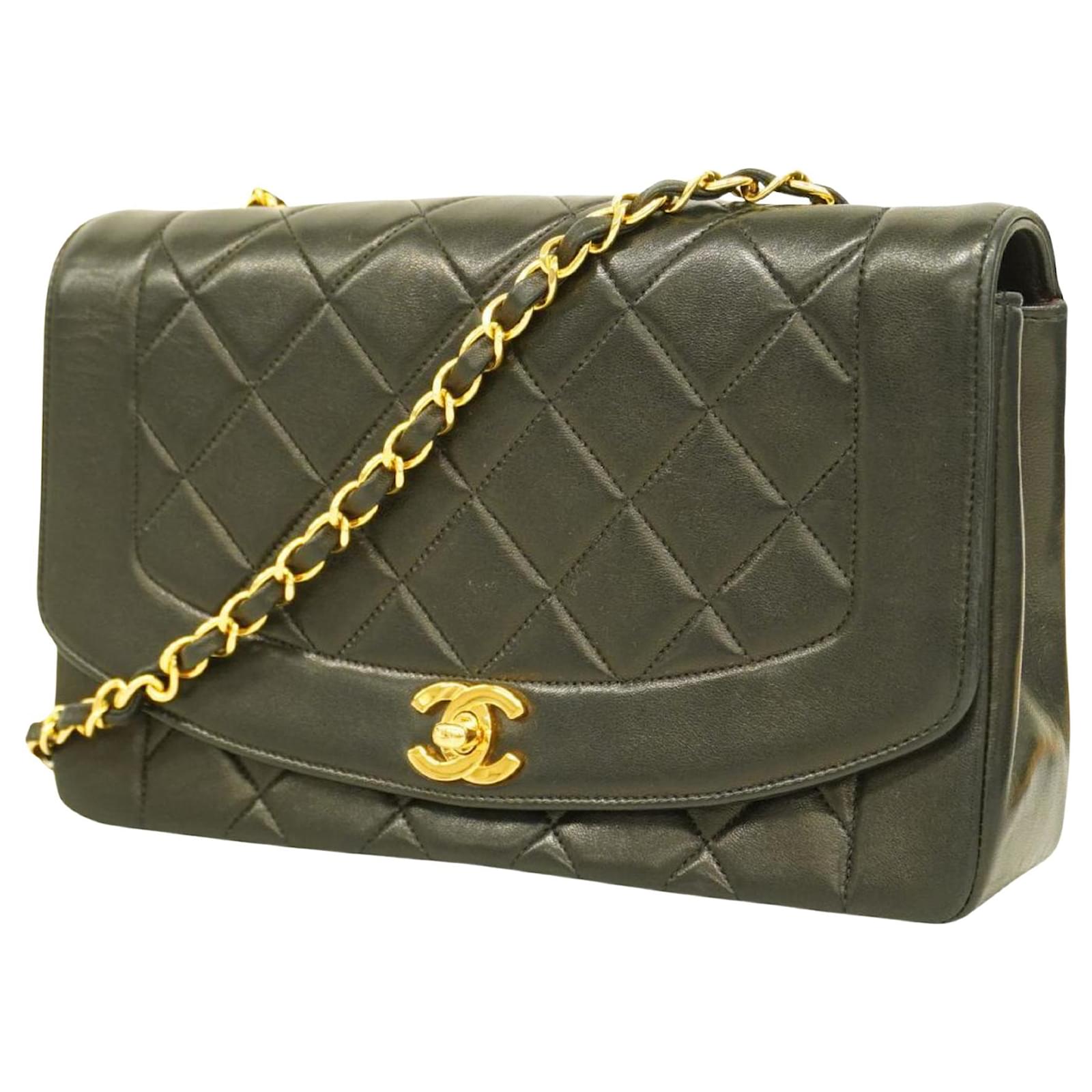 Chanel Diana Black Leather ref.1198432 - Joli Closet
