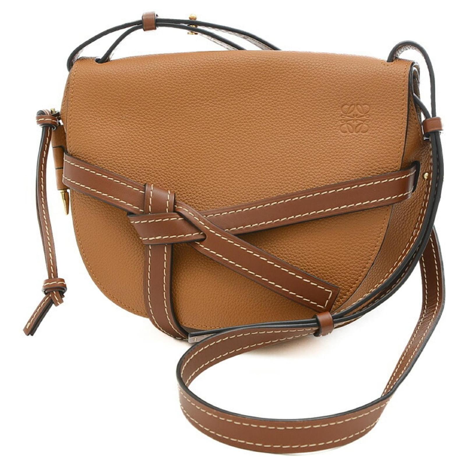 Loewe Gate Brown Leather ref.1200233 - Joli Closet