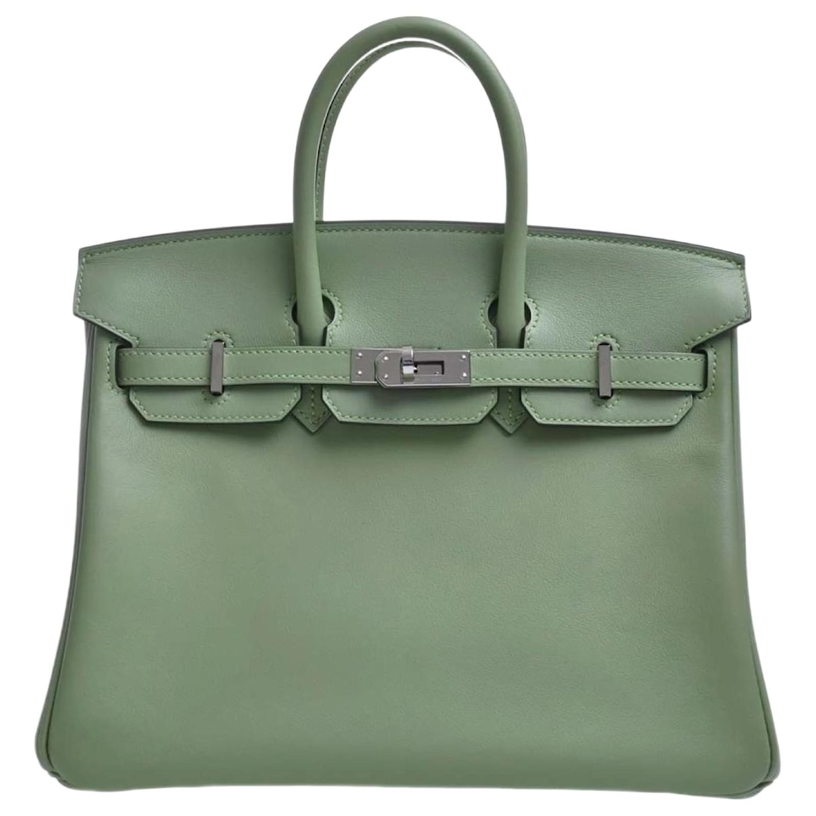 Hermès HERMES BIRKIN 25 Green Leather ref.1201664 - Joli Closet