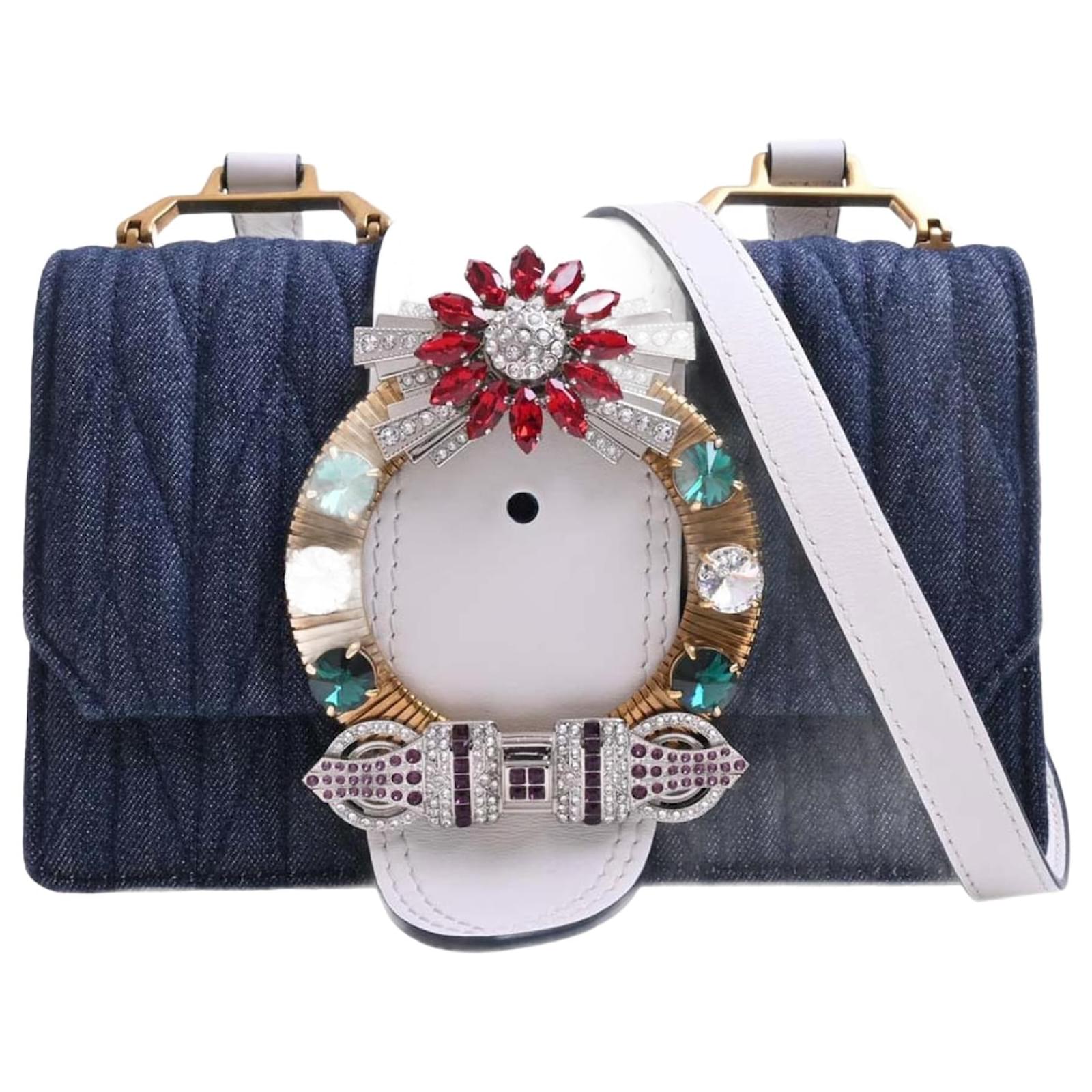 miu miu Blue Denim ref.1201798 - Joli Closet