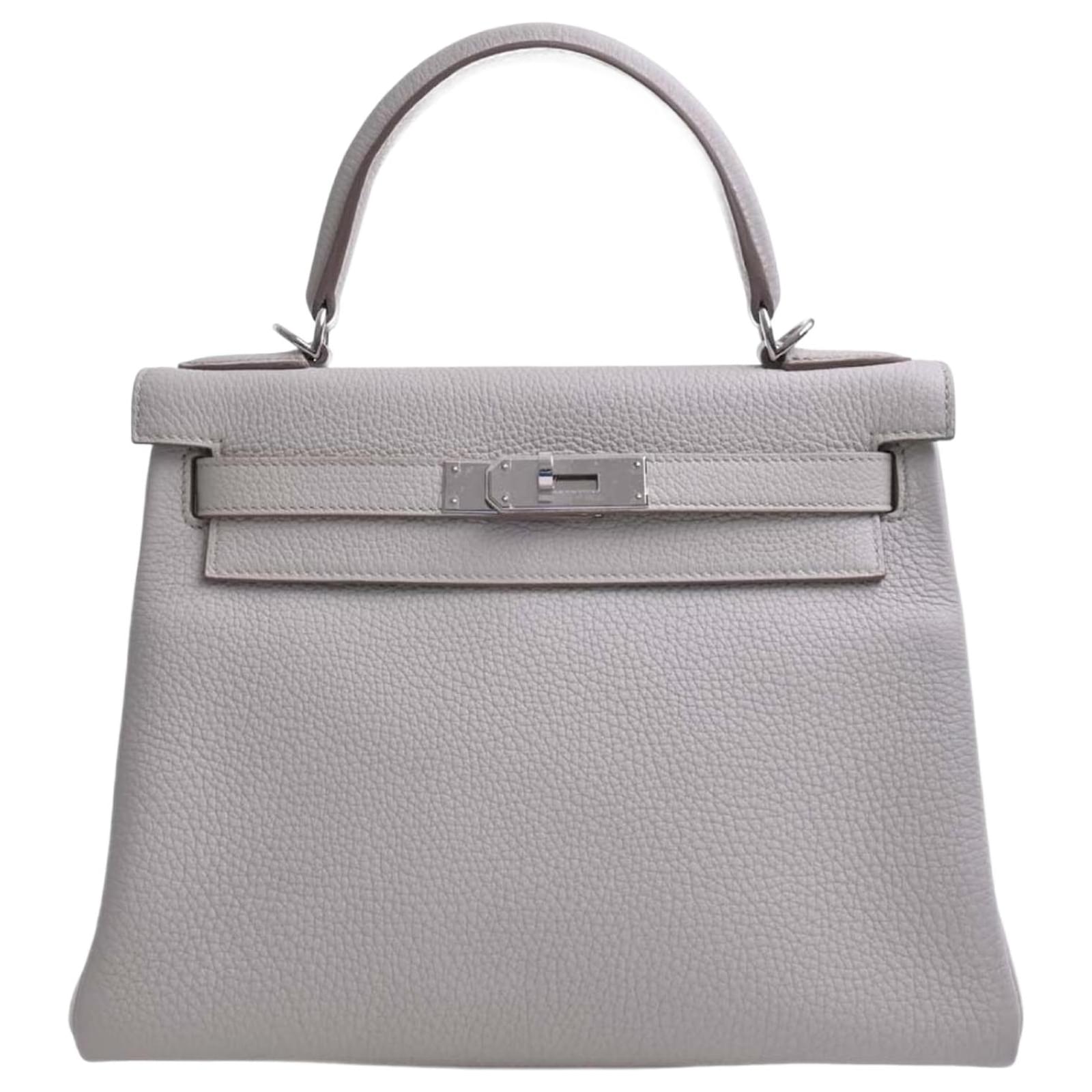 Hermès hermes kelly 28 Cream Leather ref.1202176 - Joli Closet