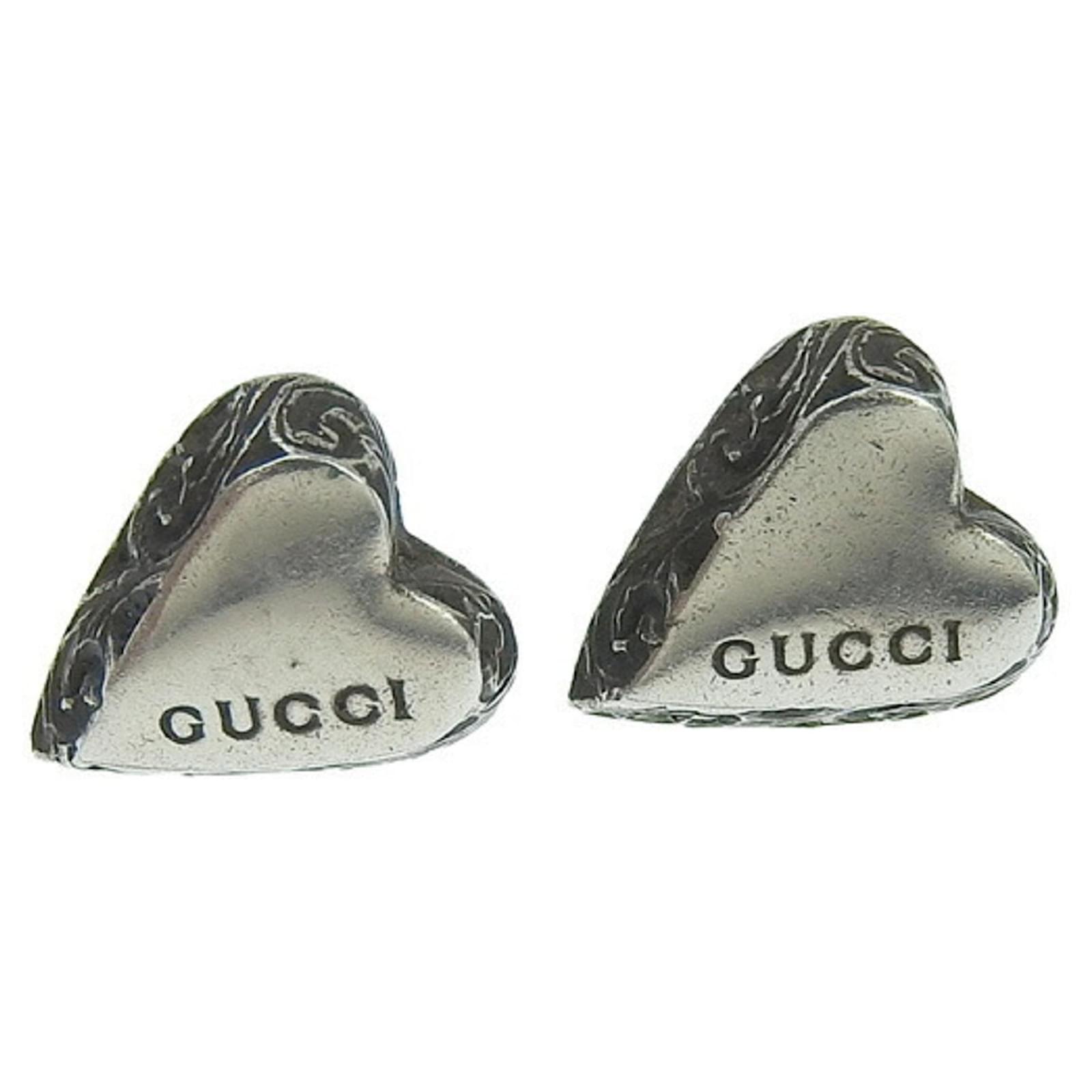 Gucci Heart Silvery Silver ref.1202228 - Joli Closet