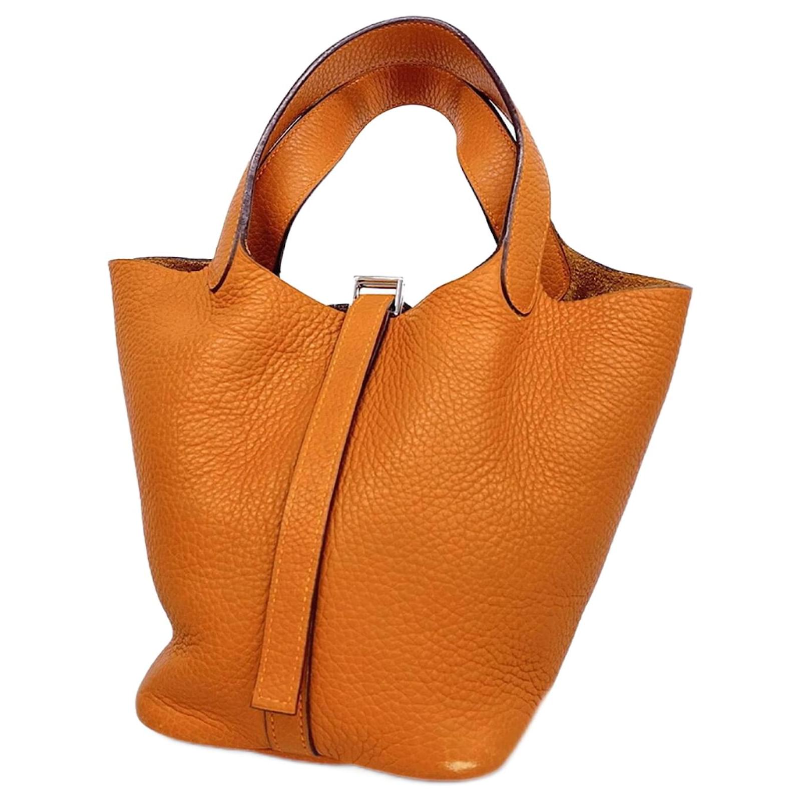Hermès Picotin Orange Leather ref.1203807 - Joli Closet