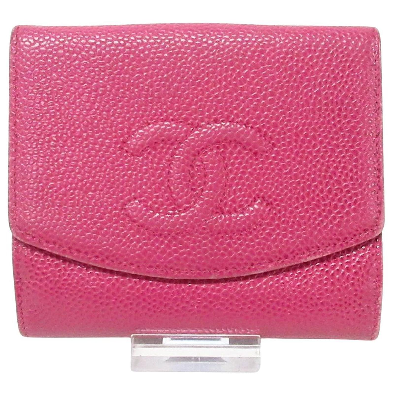 Timeless Chanel Logo CC Pink Leather ref.1204279 - Joli Closet