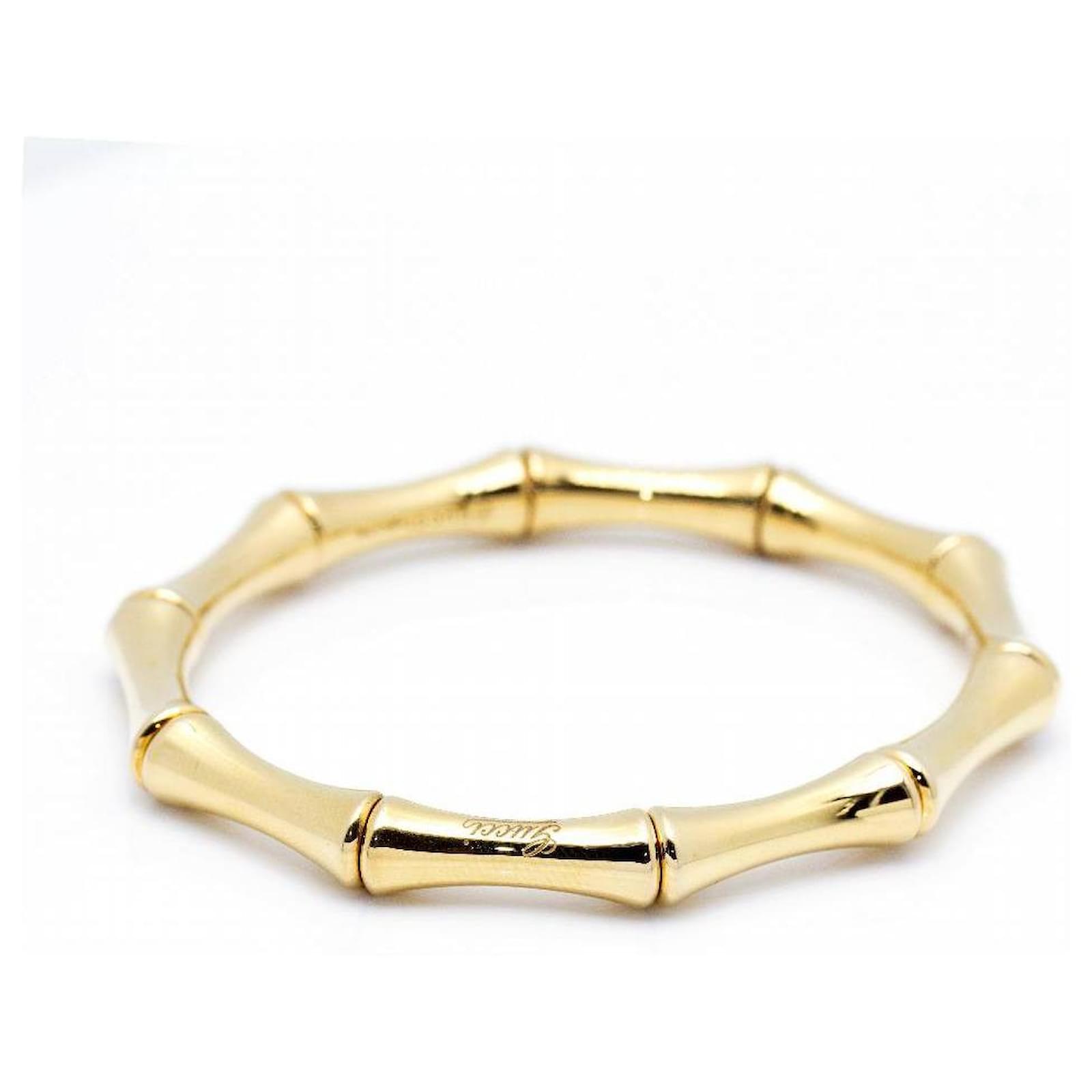 GUCCI BAMBOO SPRING Bracelet Yellow Gold. Golden ref.1204724 - Joli Closet