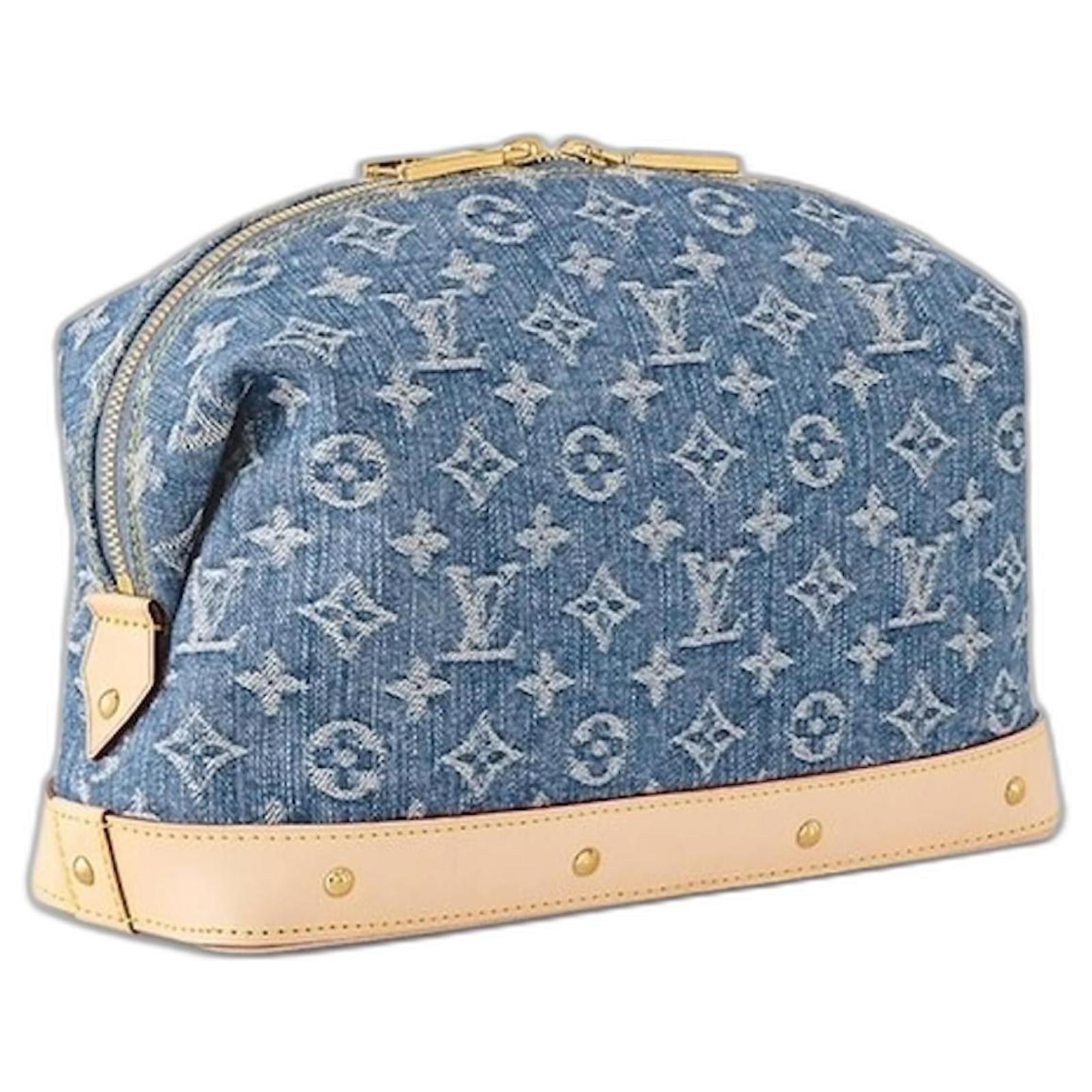 Louis Vuitton LV Denim re-mix cosmetic pouch Blue ref.1206500 - Joli Closet